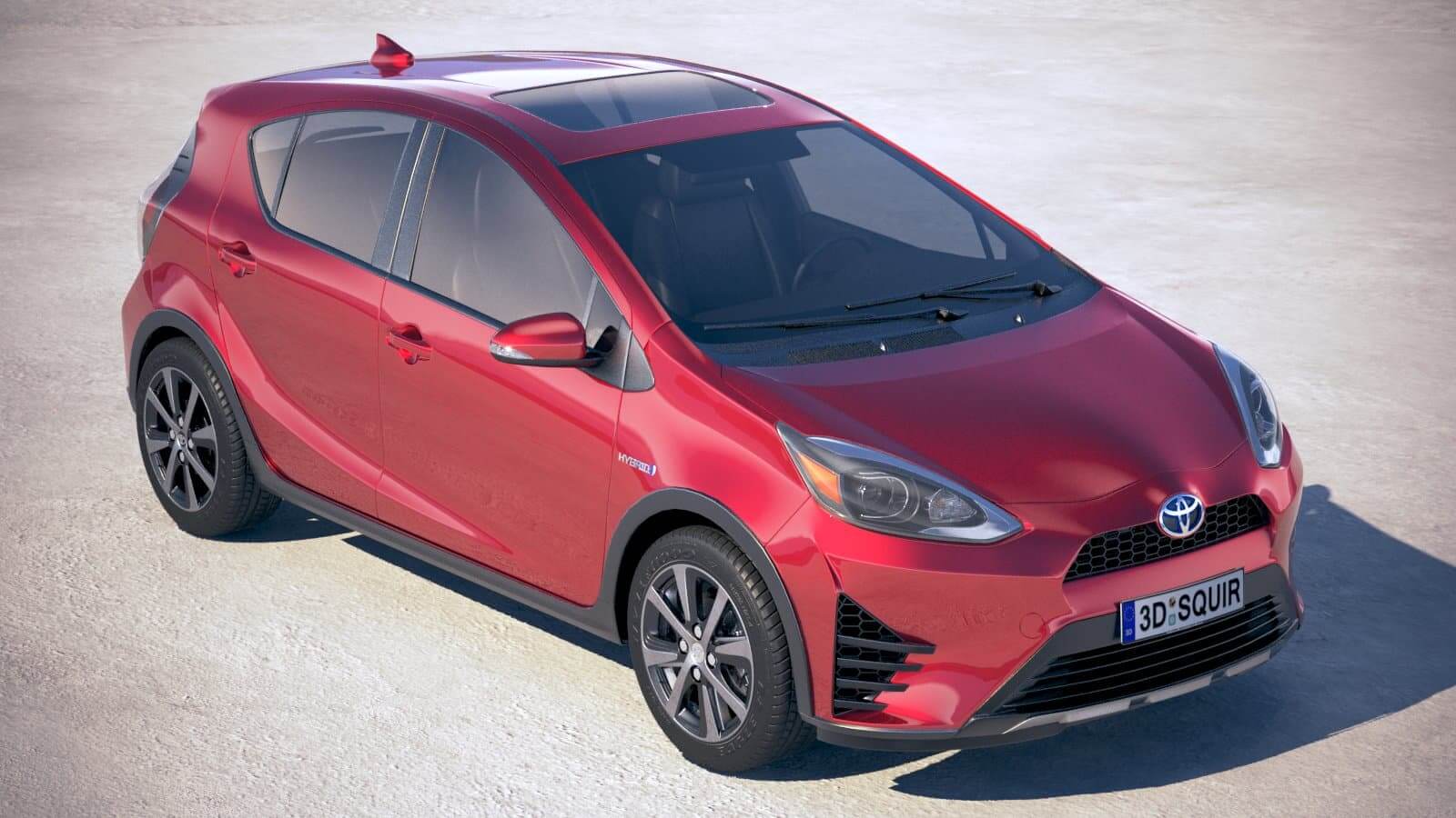 Toyota Prius C 2018 - 3D Model by SQUIR
