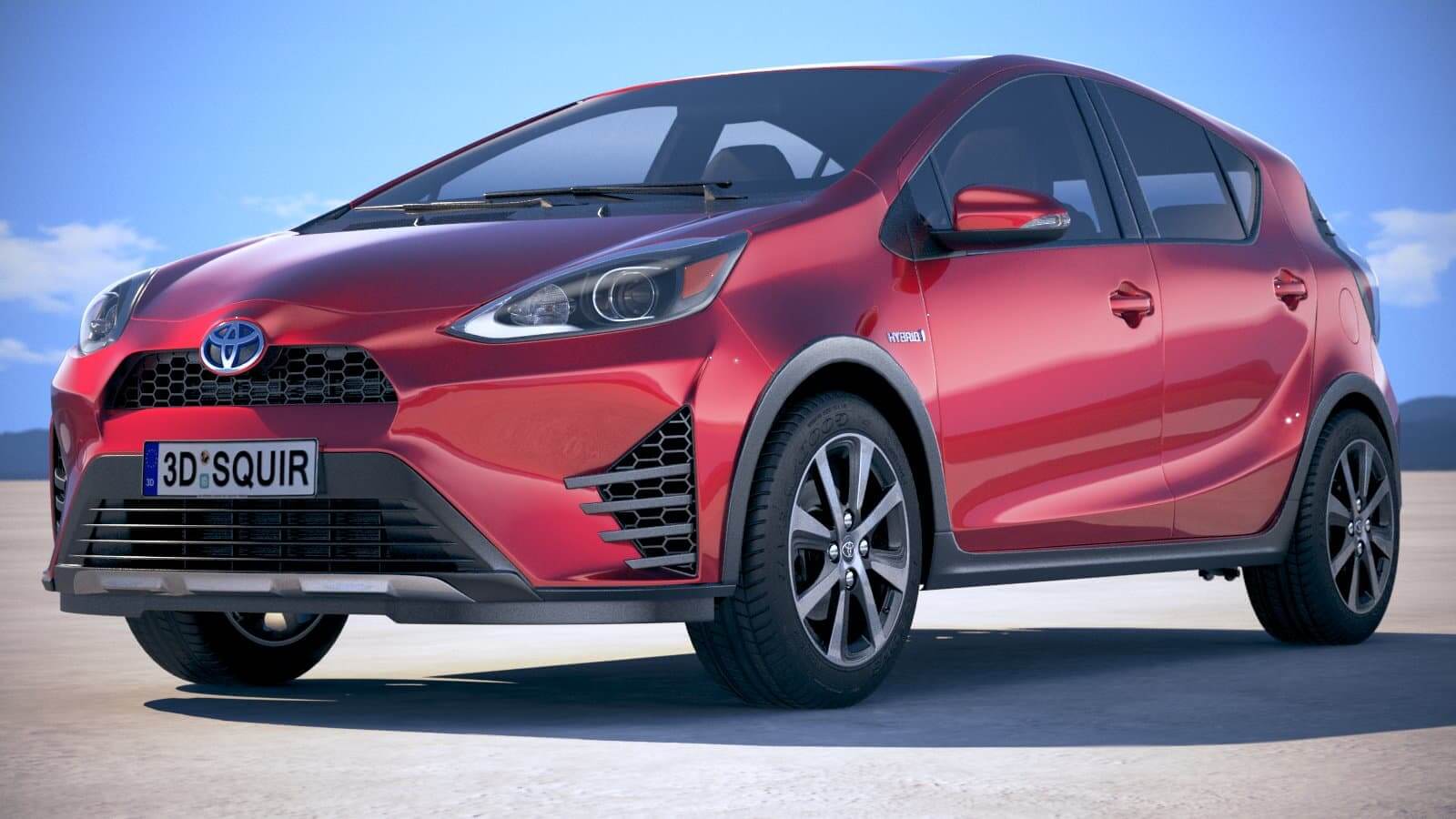 Toyota Prius C 2018 - 3D Model by SQUIR