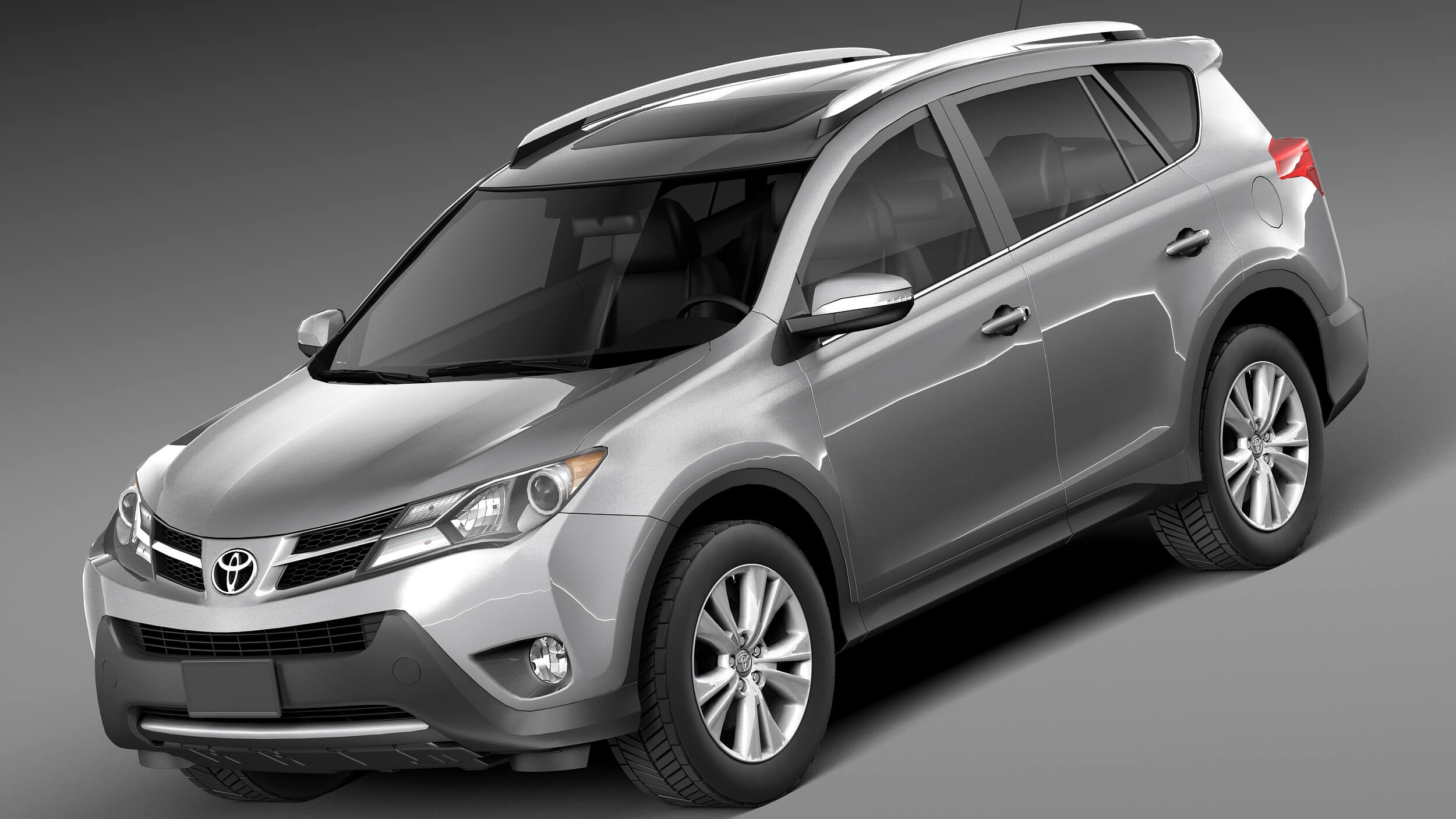 Toyota RAV4 2013 Low Poly - 3D Model by SQUIR