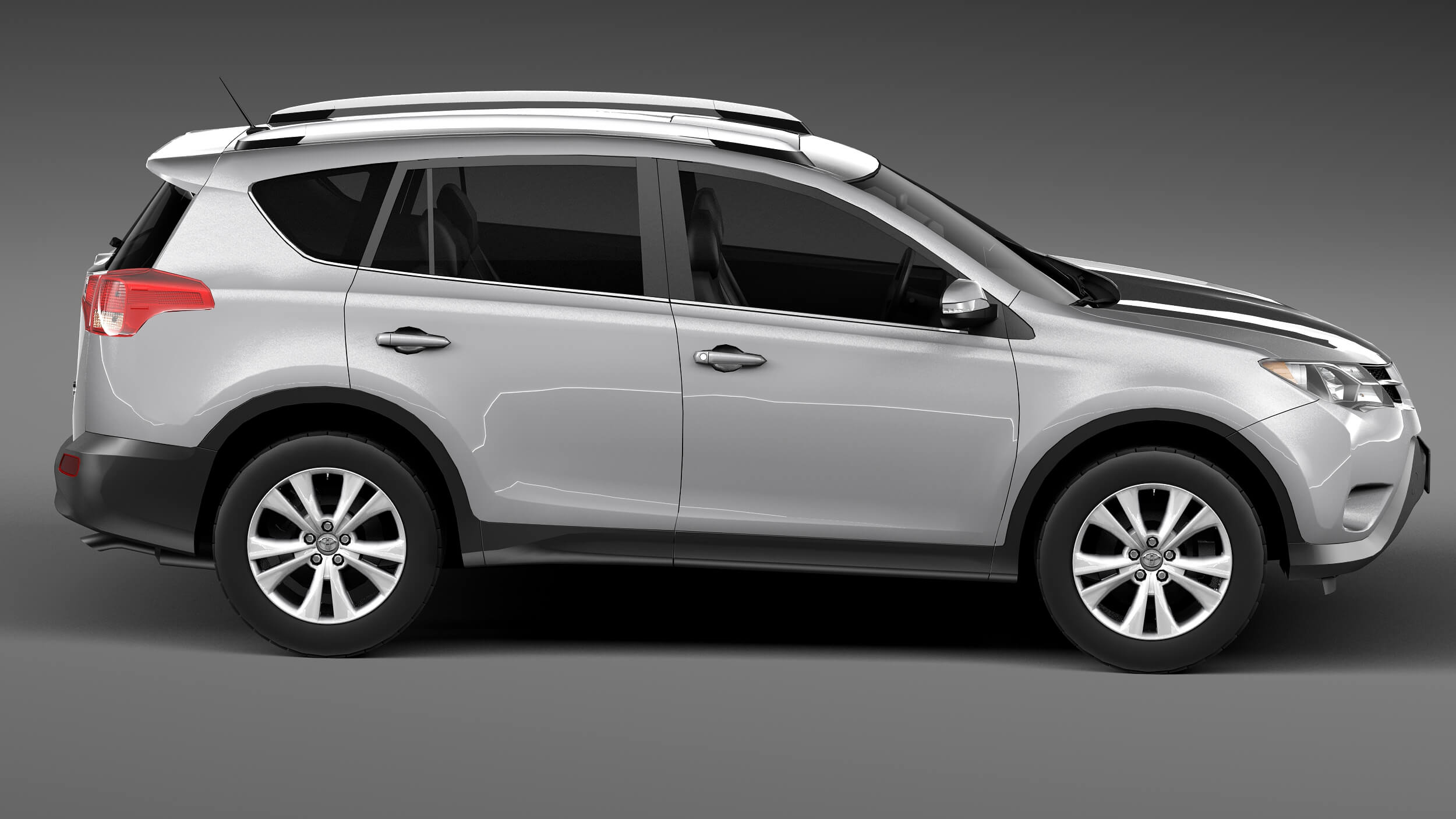 Toyota RAV4 2013 Low Poly - 3D Model by SQUIR