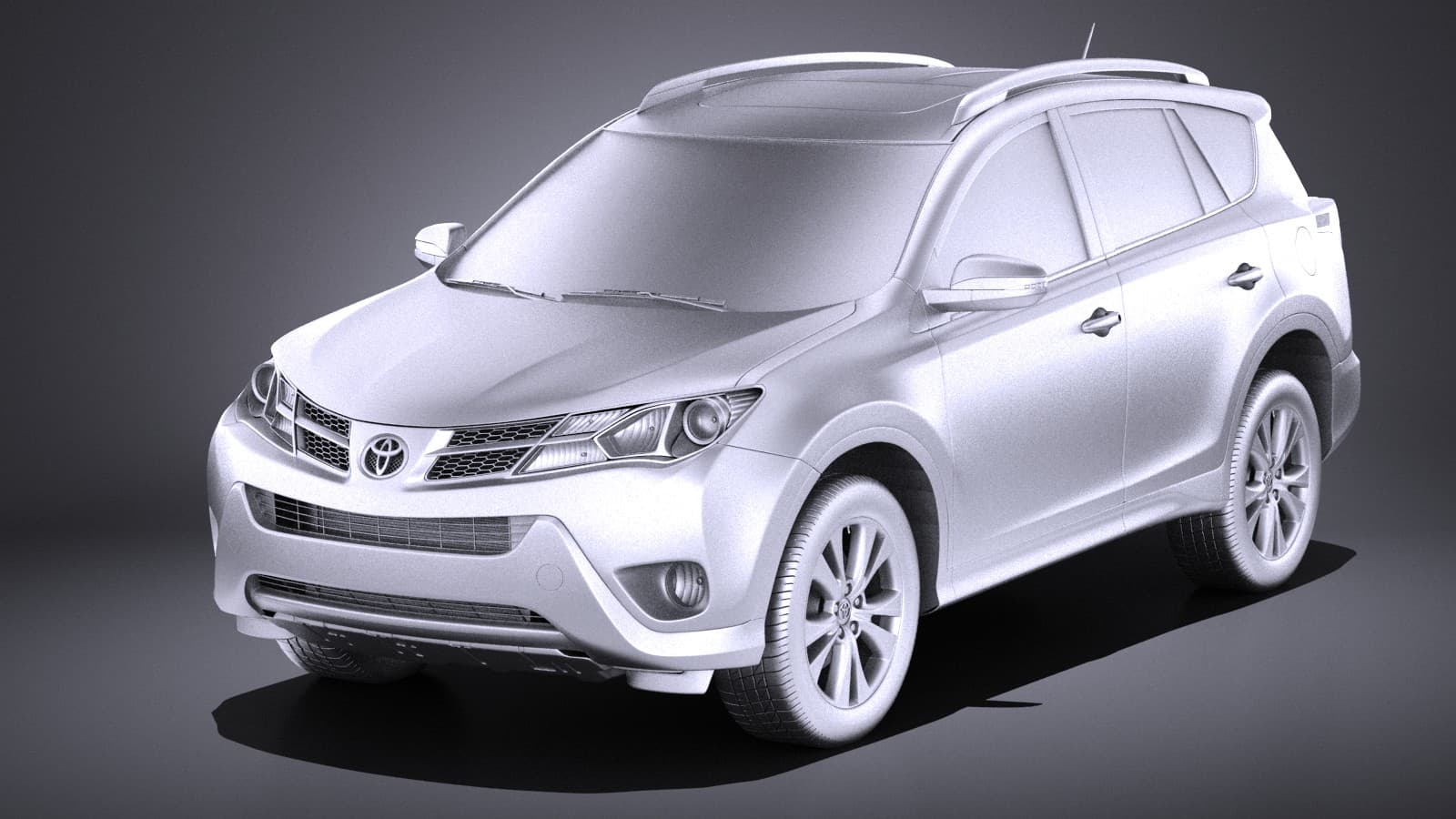 Toyota RAV4 2014 (V-Ray) 3D Model by SQUIR