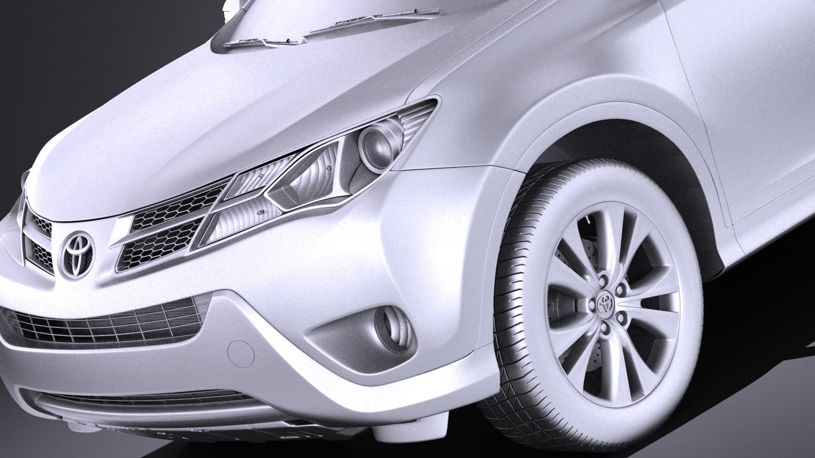 Toyota RAV4 2014 (V-Ray) 3D Model by SQUIR