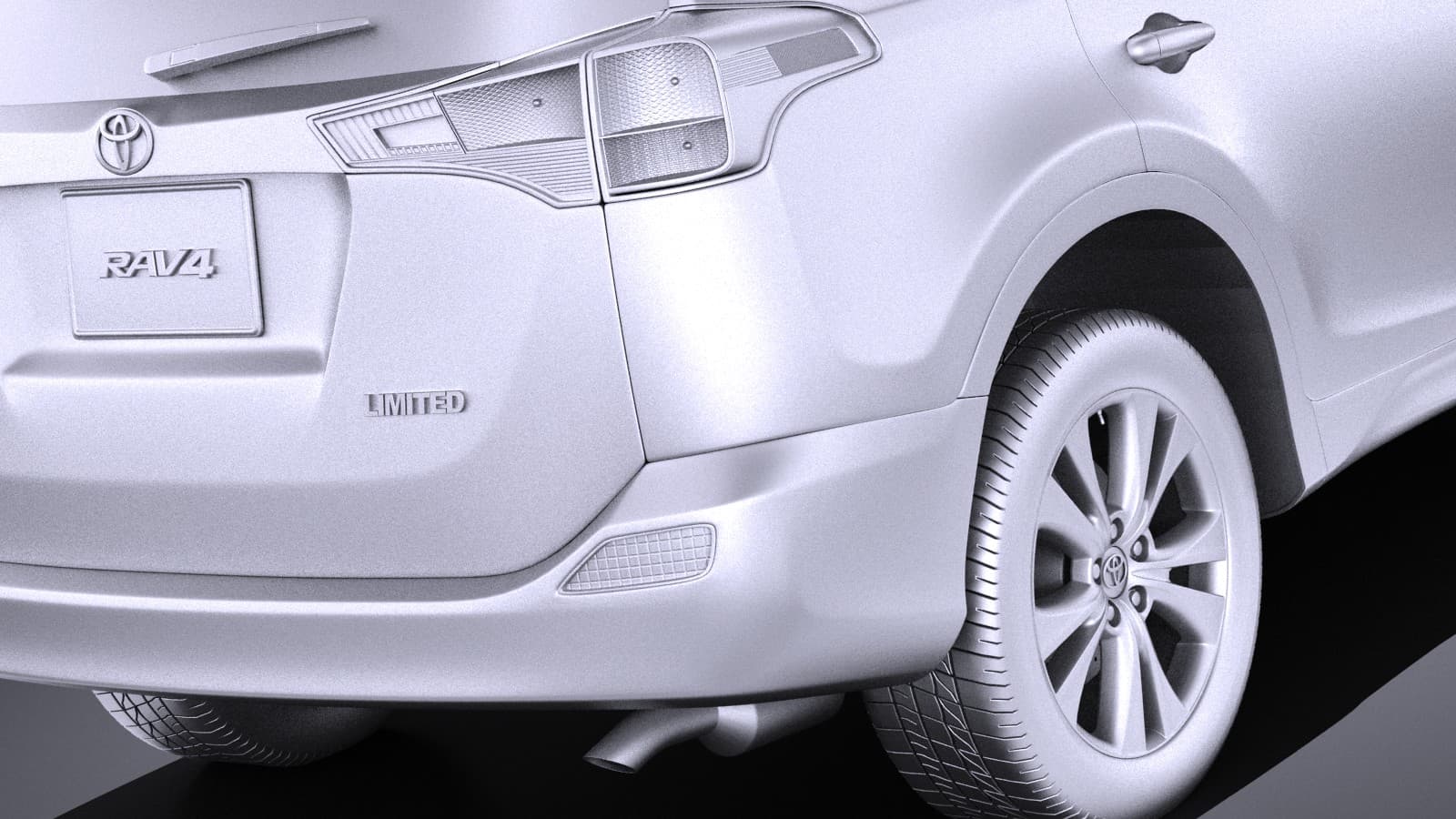 Toyota RAV4 2014 (V-Ray) 3D Model by SQUIR