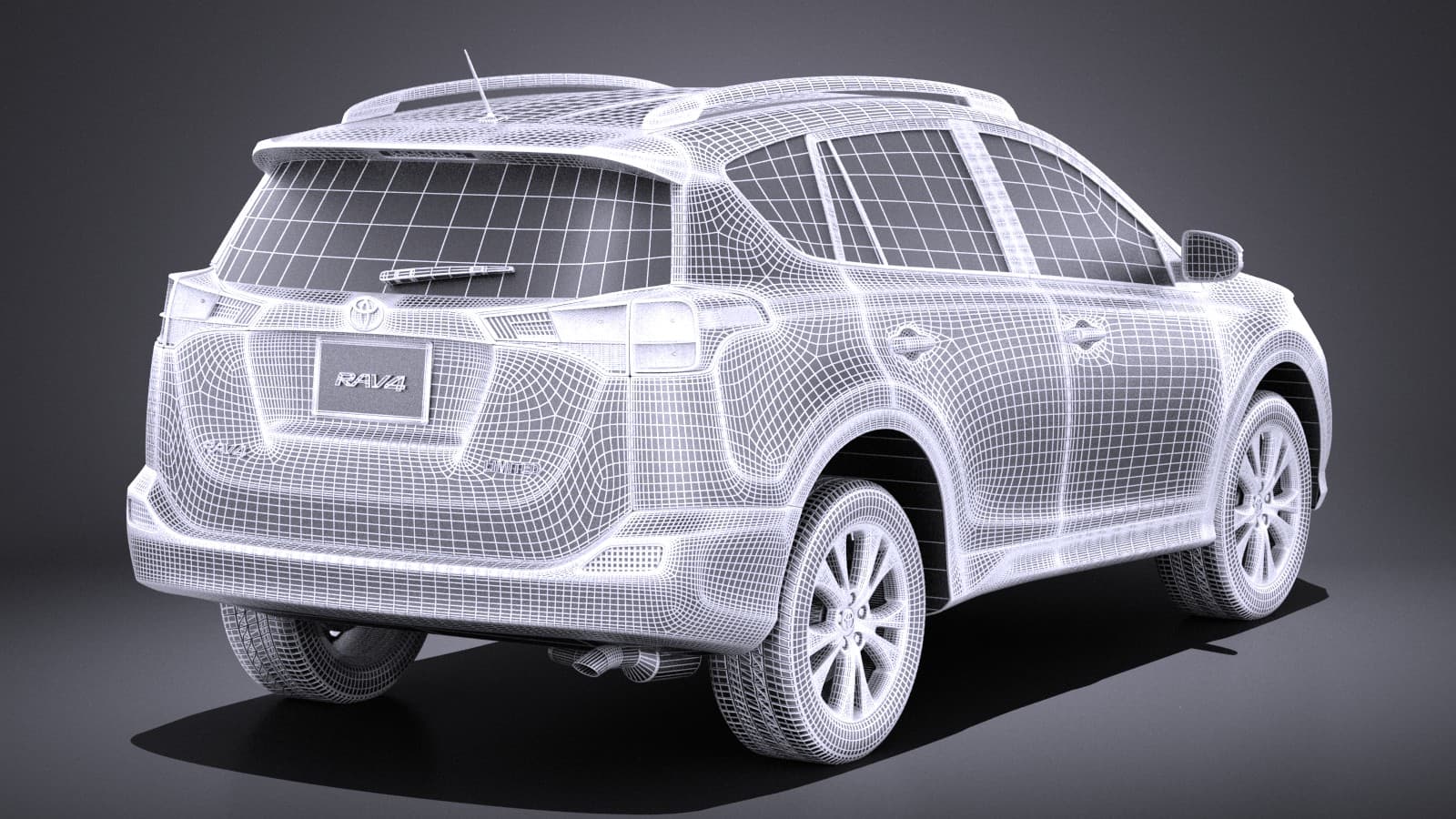 Toyota RAV4 2015 (V-Ray) 3D Model by SQUIR