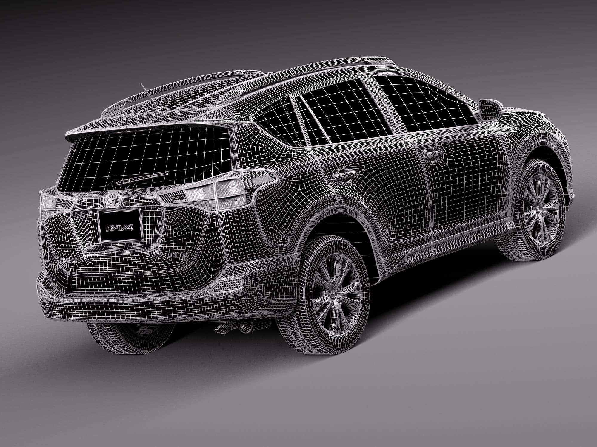 Toyota RAV4 2015 - 3D Model by SQUIR