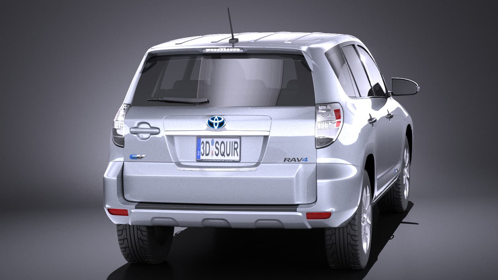 Toyota RAV4 EV 2014 (V-Ray) 3D Model by SQUIR
