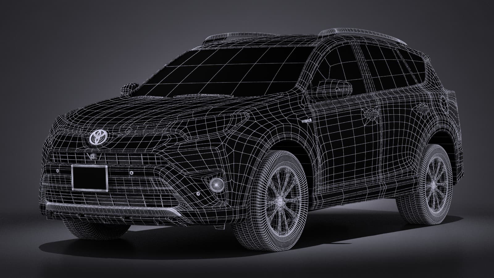 Toyota RAV4 Hybrid 2016 - 3D Model by SQUIR