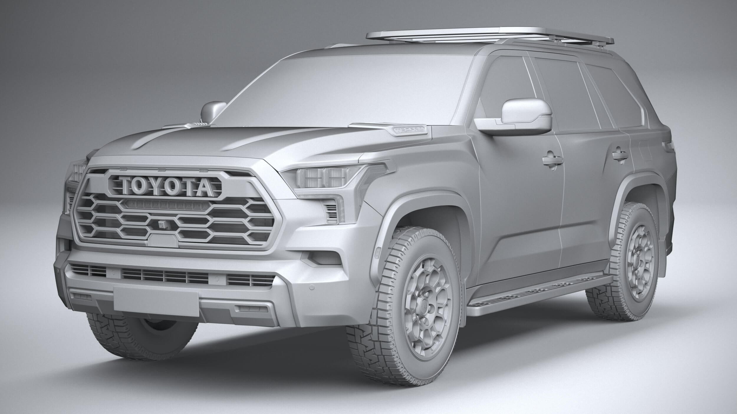 Toyota Sequoia TRD Pro 2024 - 3D Model by SQUIR