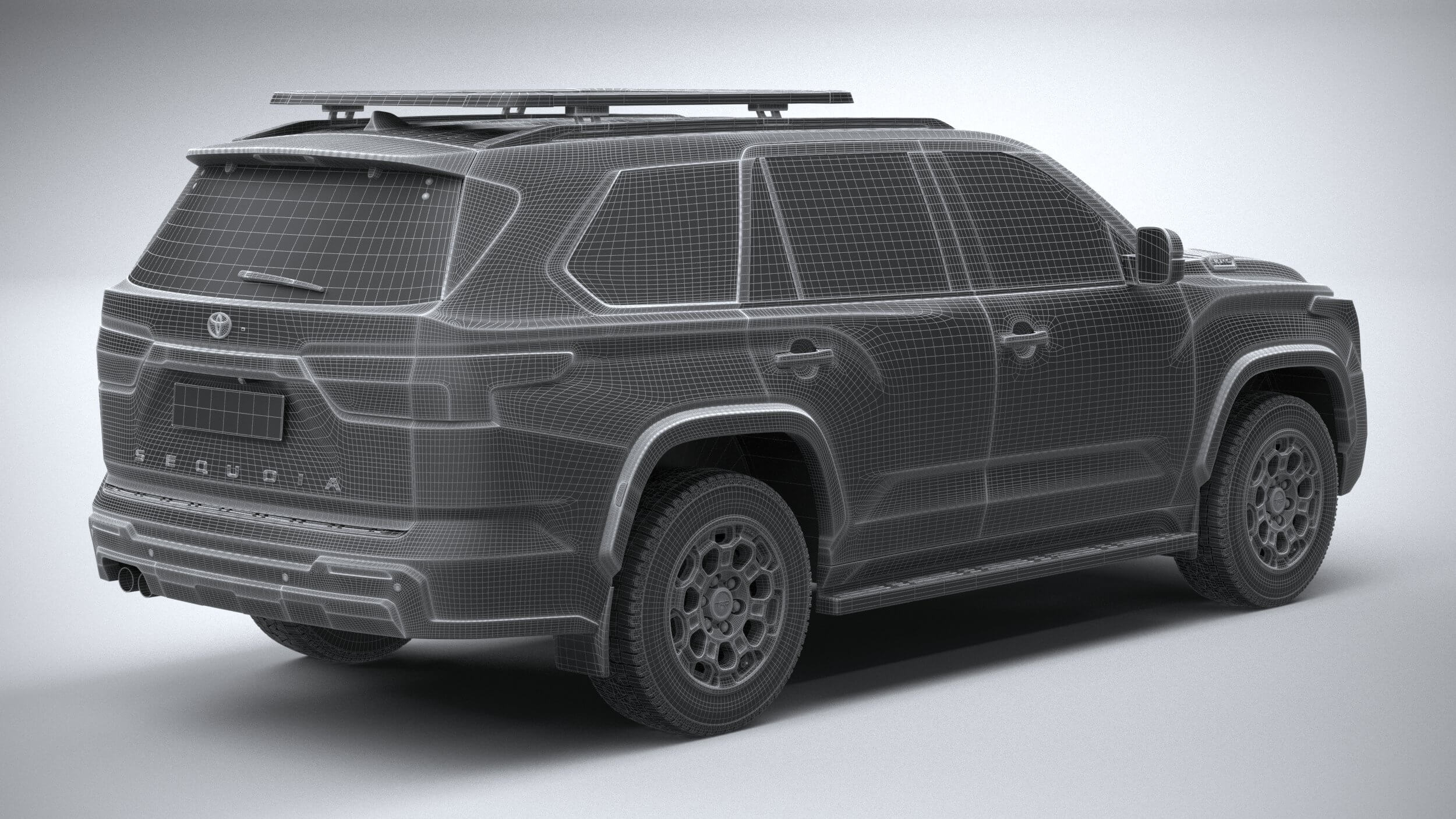 Toyota Sequoia TRD Pro 2024 - 3D Model by SQUIR