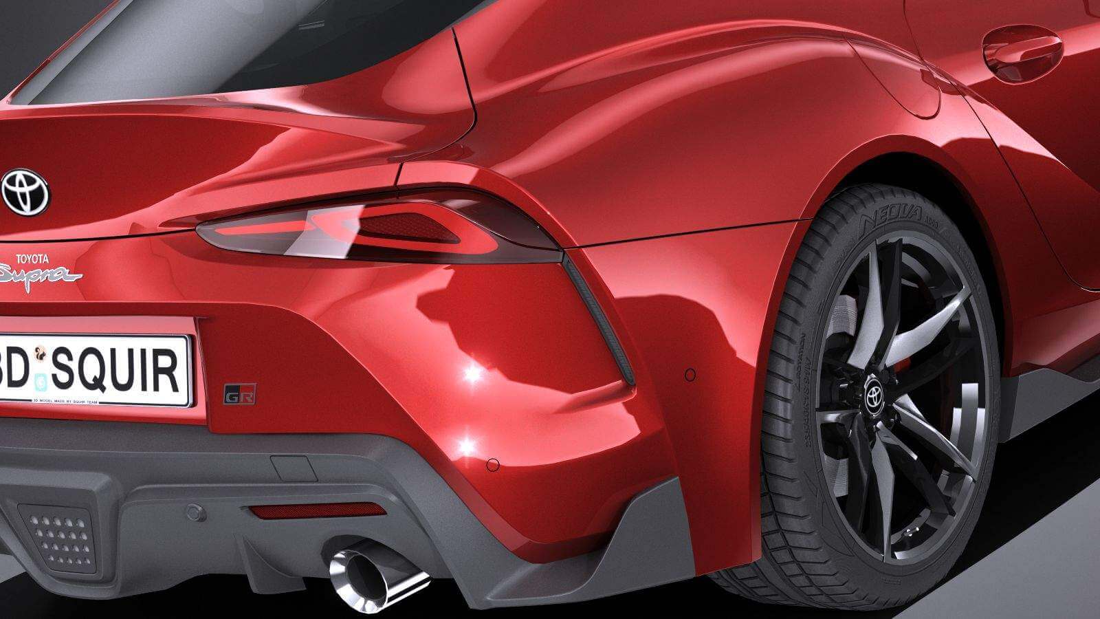 Toyota Supra 2020 - 3D Model by SQUIR