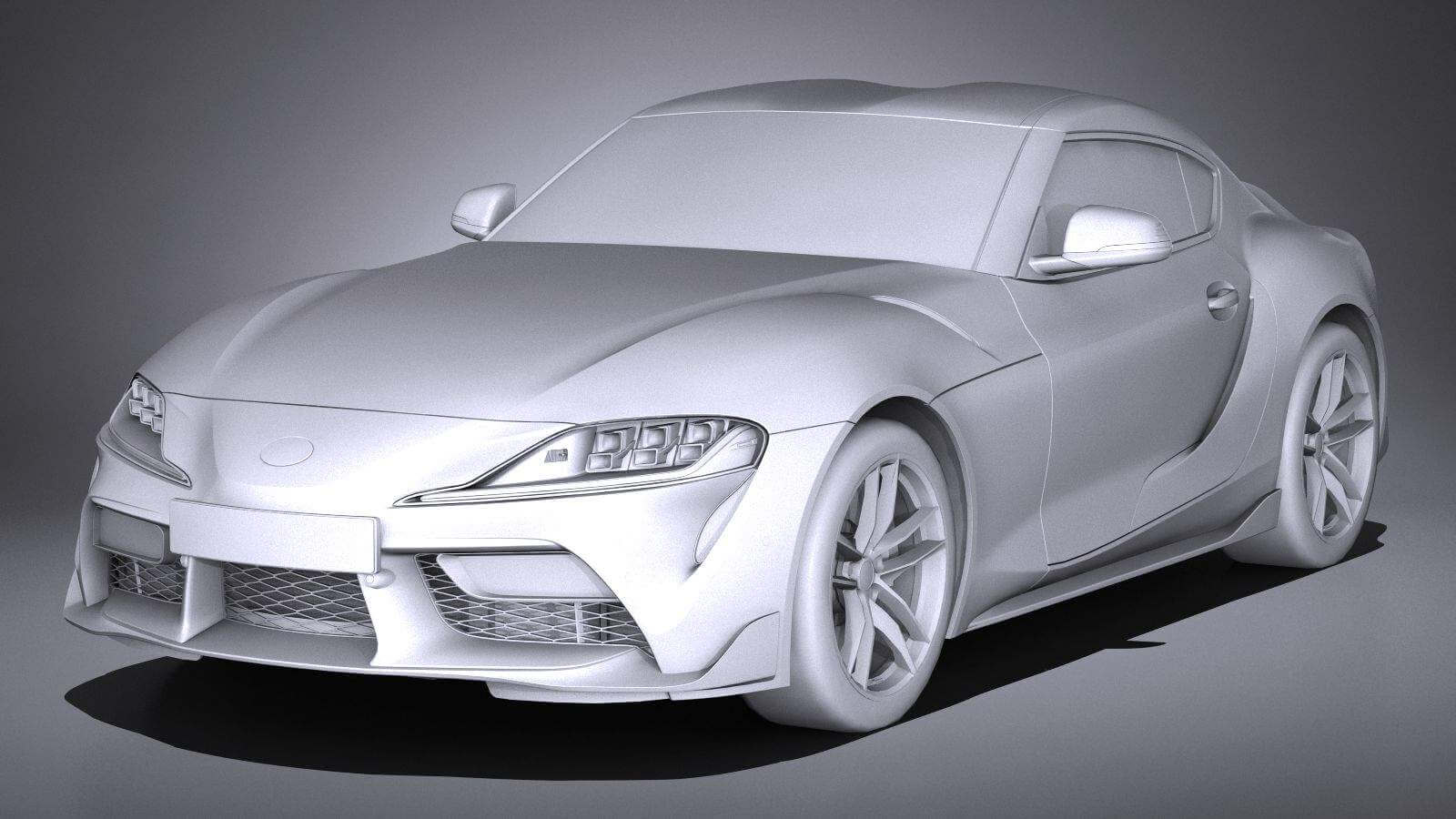 Toyota Supra 2020 - 3D Model by SQUIR