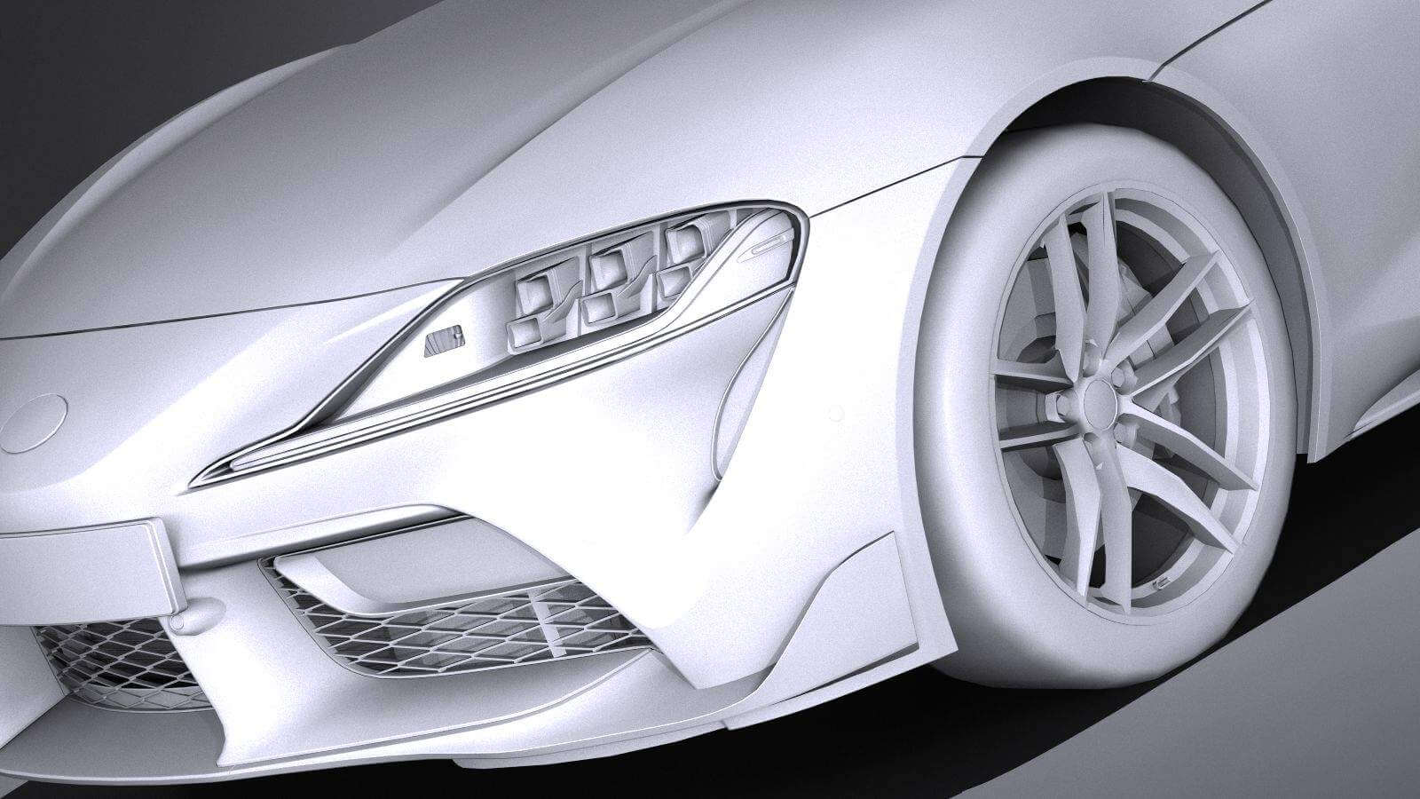 Toyota Supra 2020 - 3D Model by SQUIR