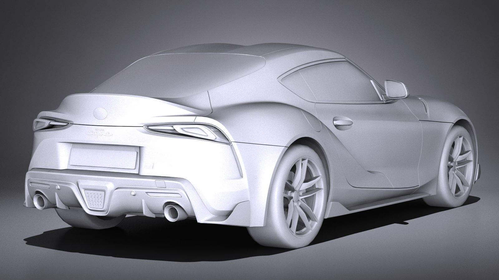 Toyota Supra 2020 - 3D Model by SQUIR