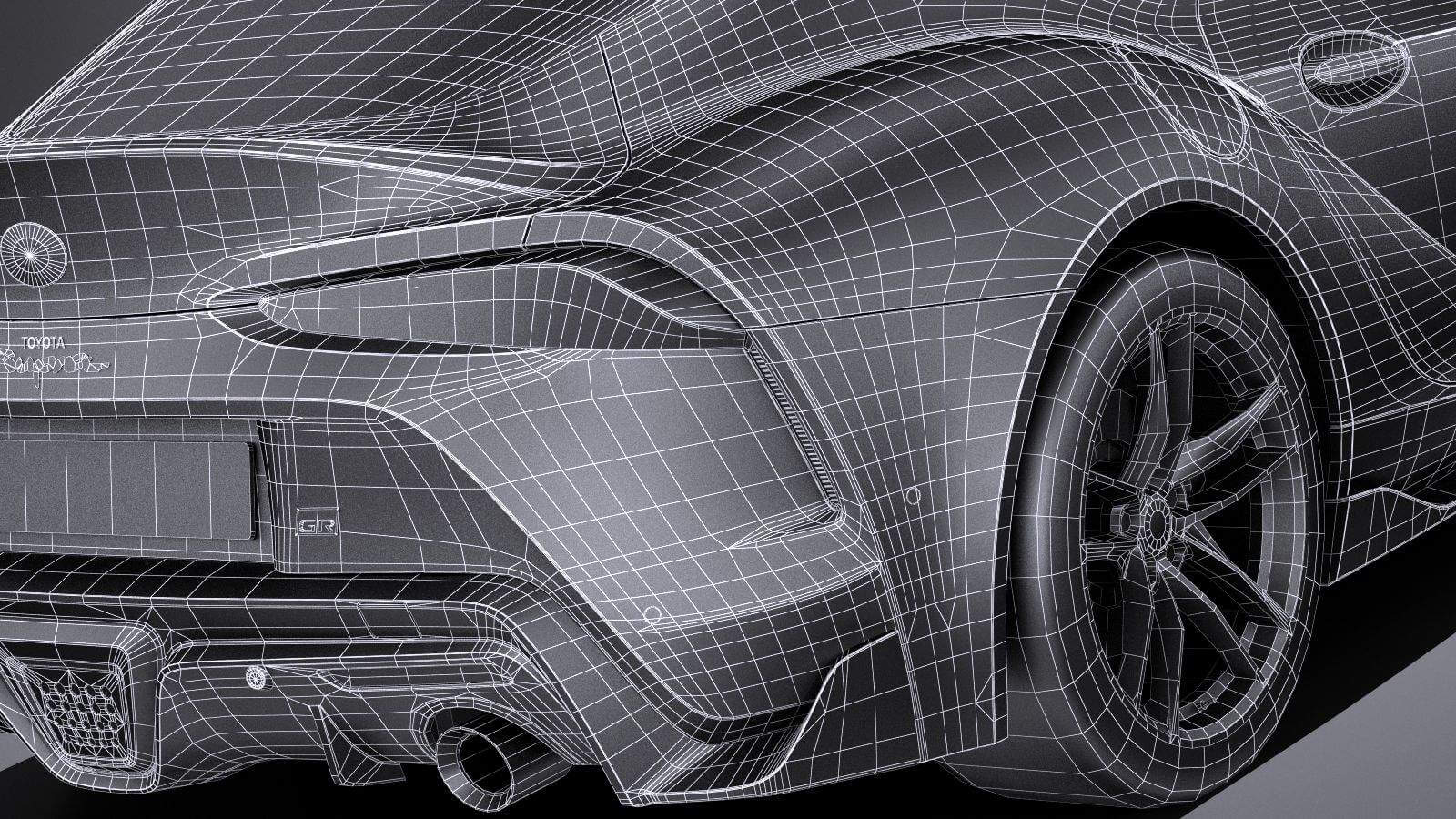 Toyota Supra 2020 - 3D Model by SQUIR