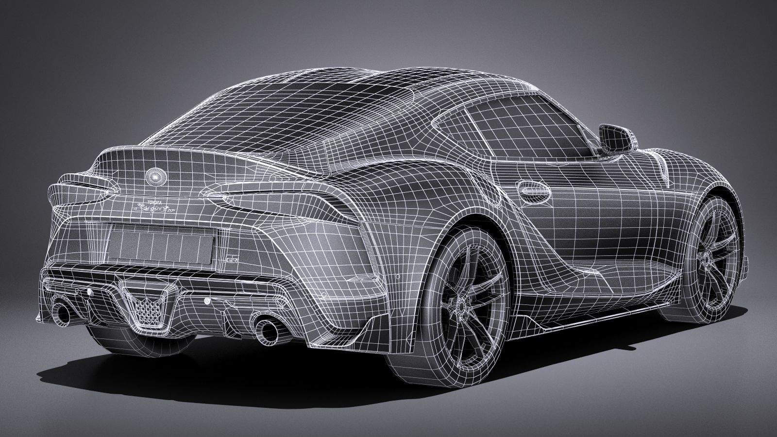 Toyota Supra 2020 - 3D Model by SQUIR