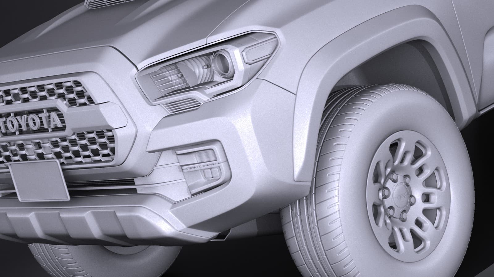 Toyota Tacoma TRD Pro 2017 - 3D Model by SQUIR