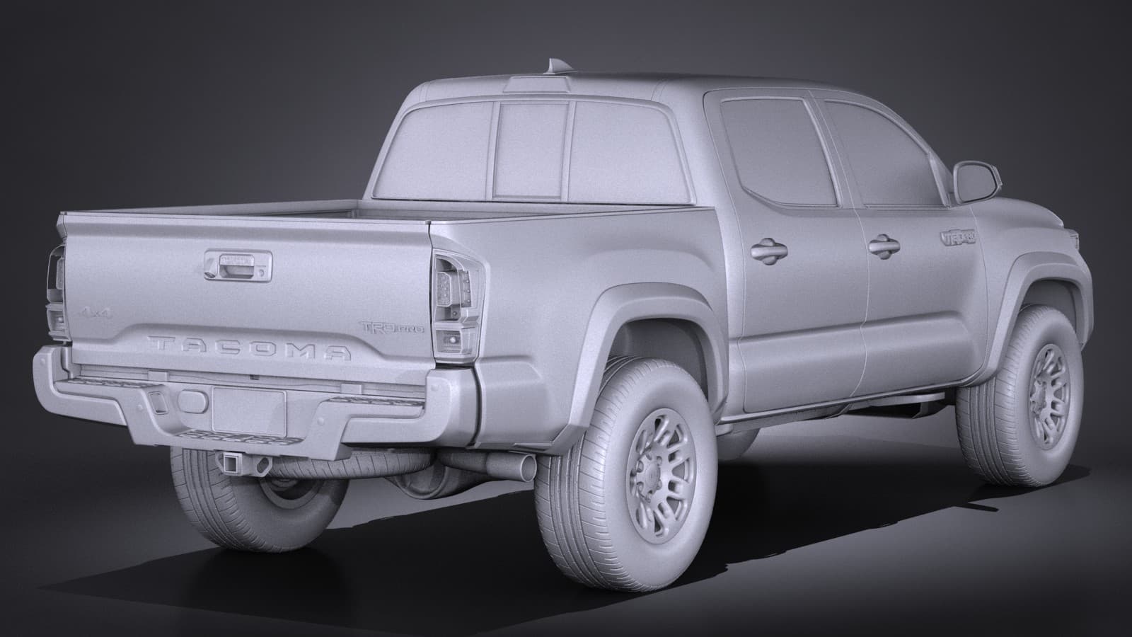 Toyota Tacoma TRD Pro 2017 - 3D Model by SQUIR