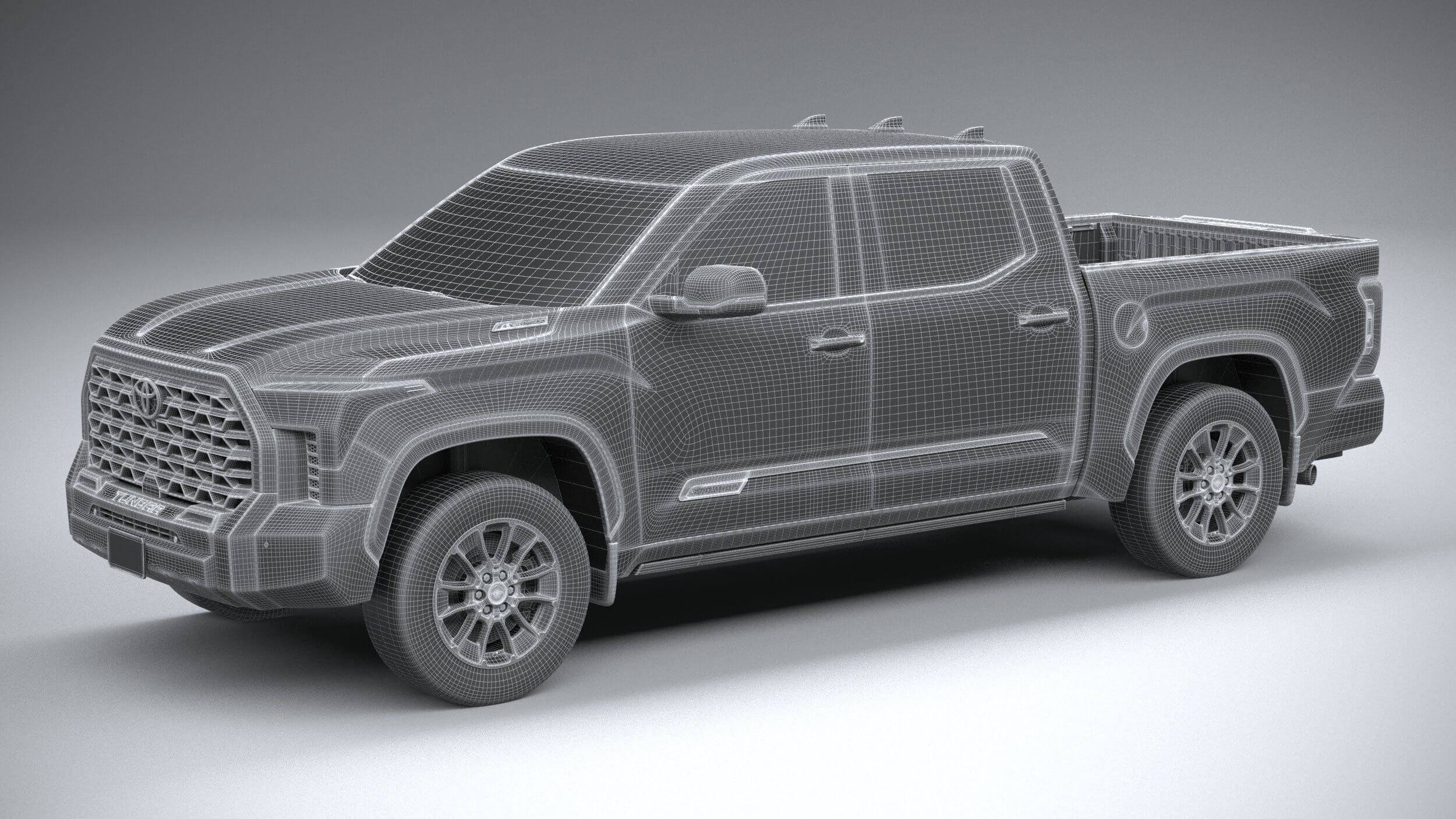 Toyota Tundra 1794 Limited Edition 2024 - 3D Model by SQUIR