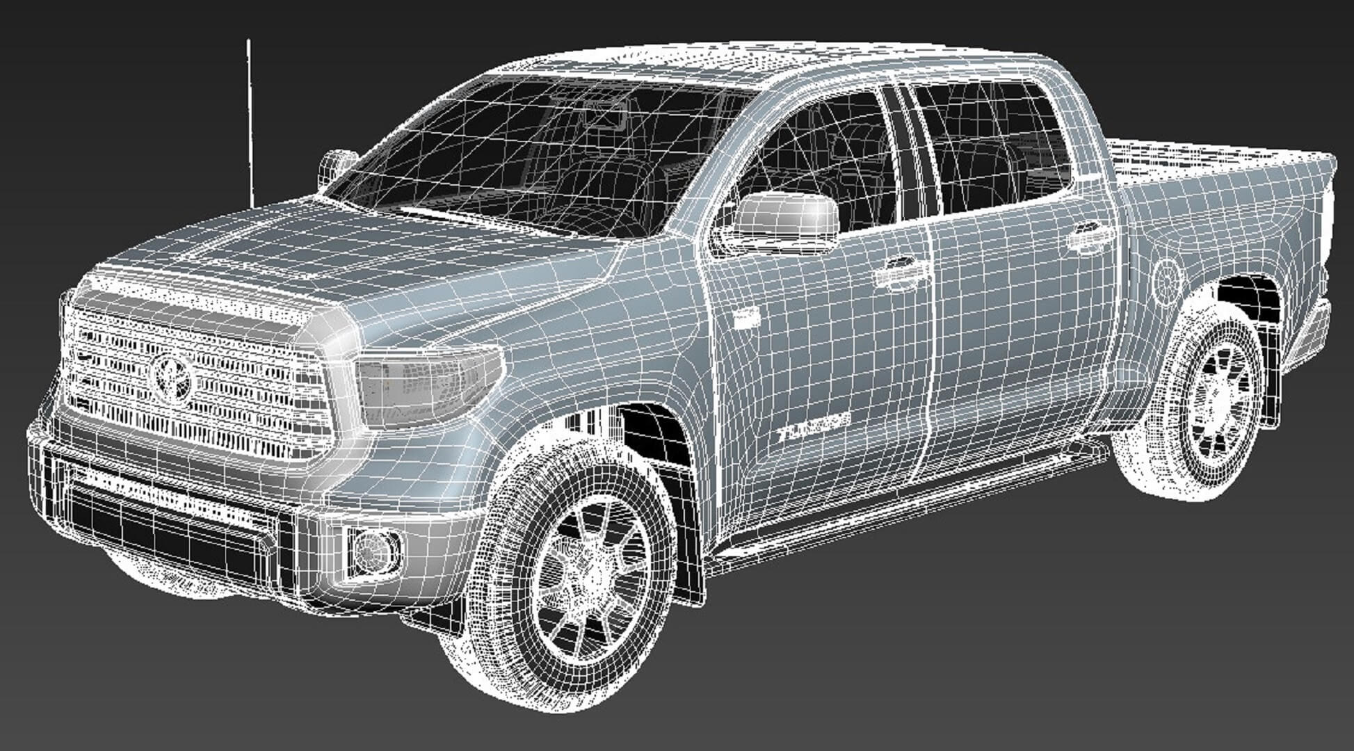 Toyota Tundra Limited 2014 - 3D Model by SQUIR