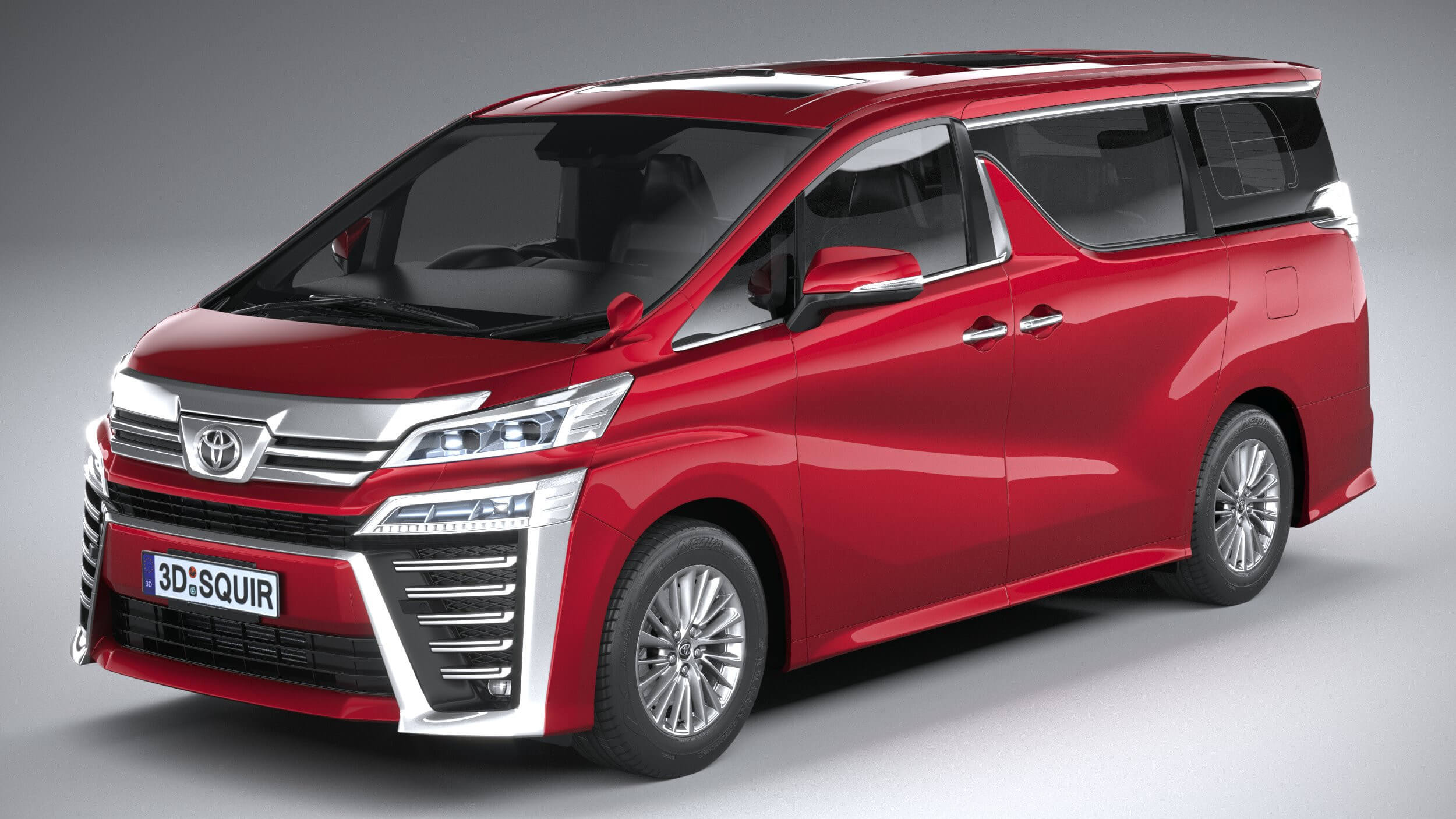 Toyota Vellfire 2023 - 3D Model by SQUIR