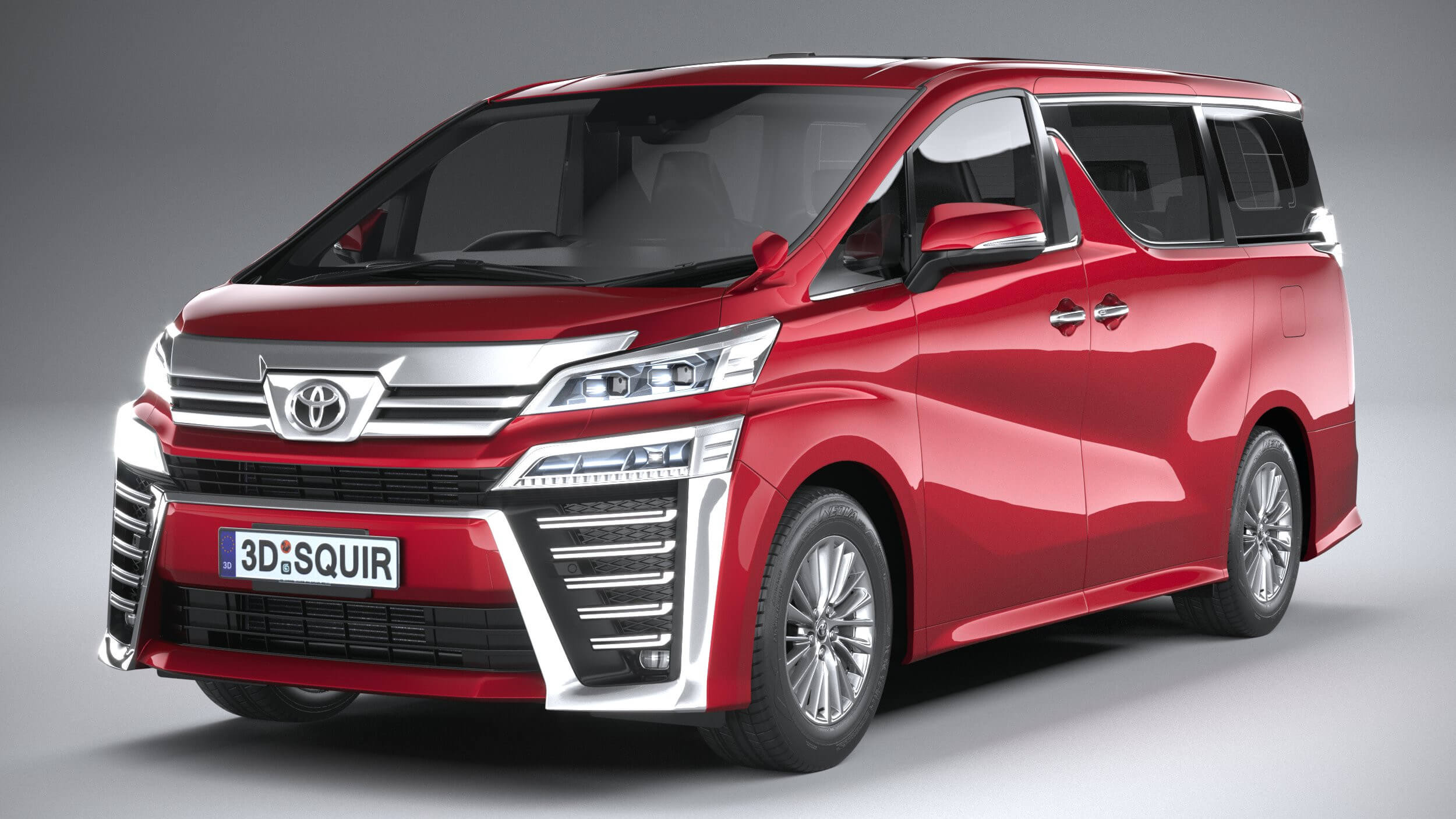 Toyota Vellfire 2023 - 3D Model by SQUIR