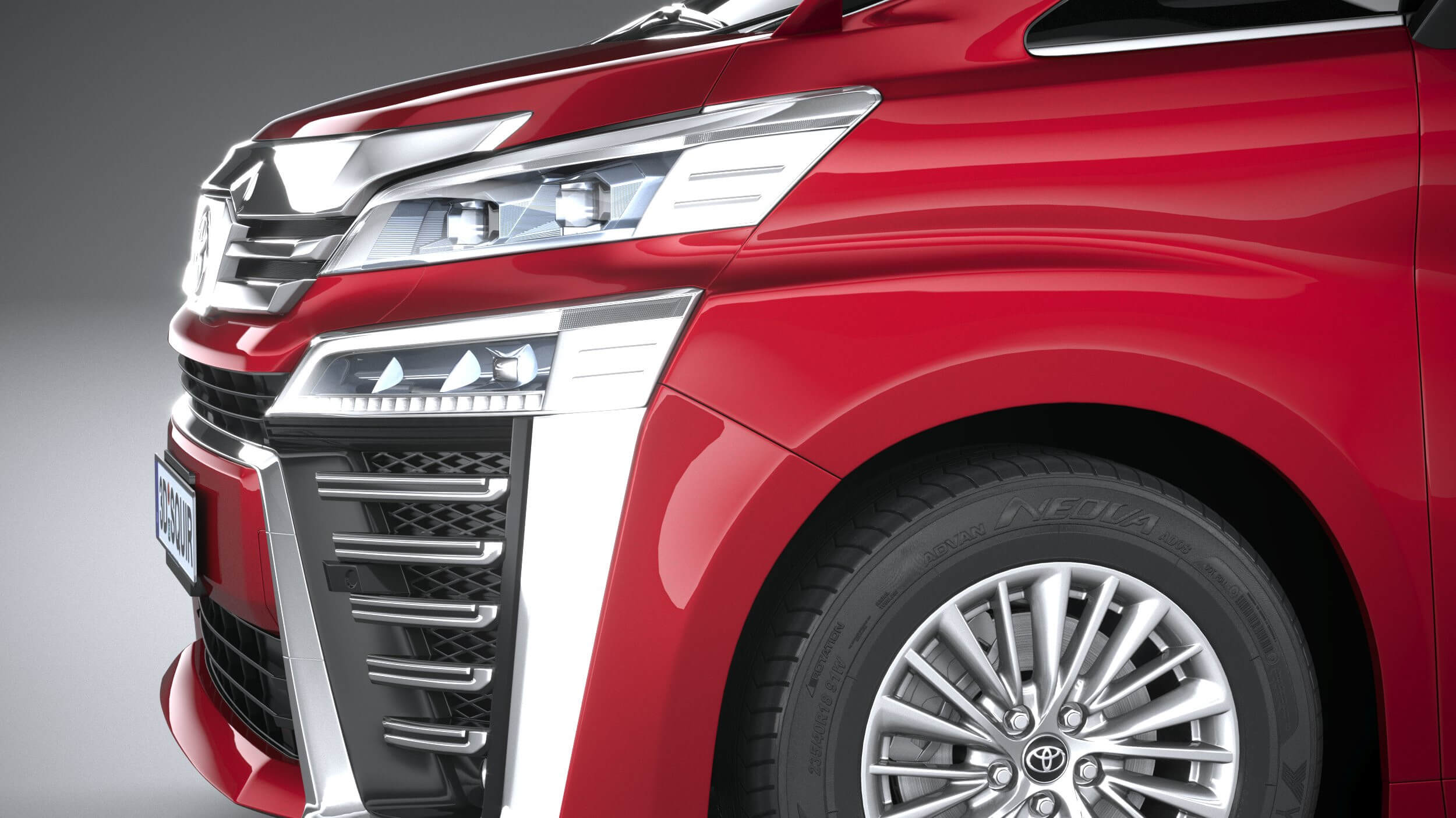 Toyota Vellfire 2023 - 3D Model by SQUIR