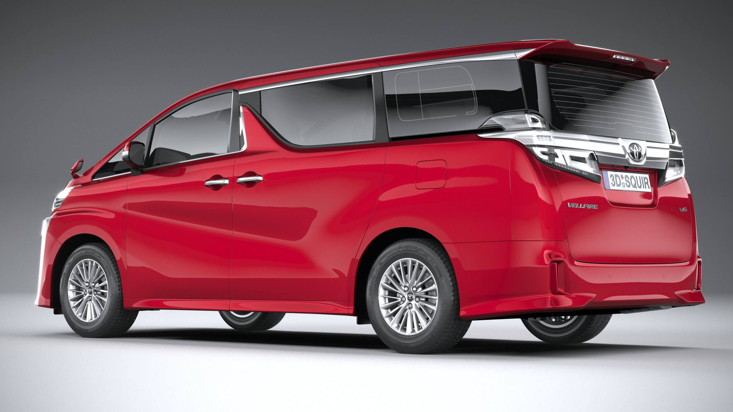Toyota Vellfire 2023 - 3D Model by SQUIR