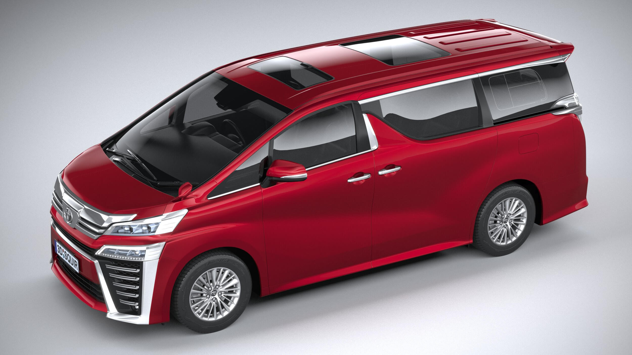 Toyota Vellfire 2023 - 3D Model by SQUIR