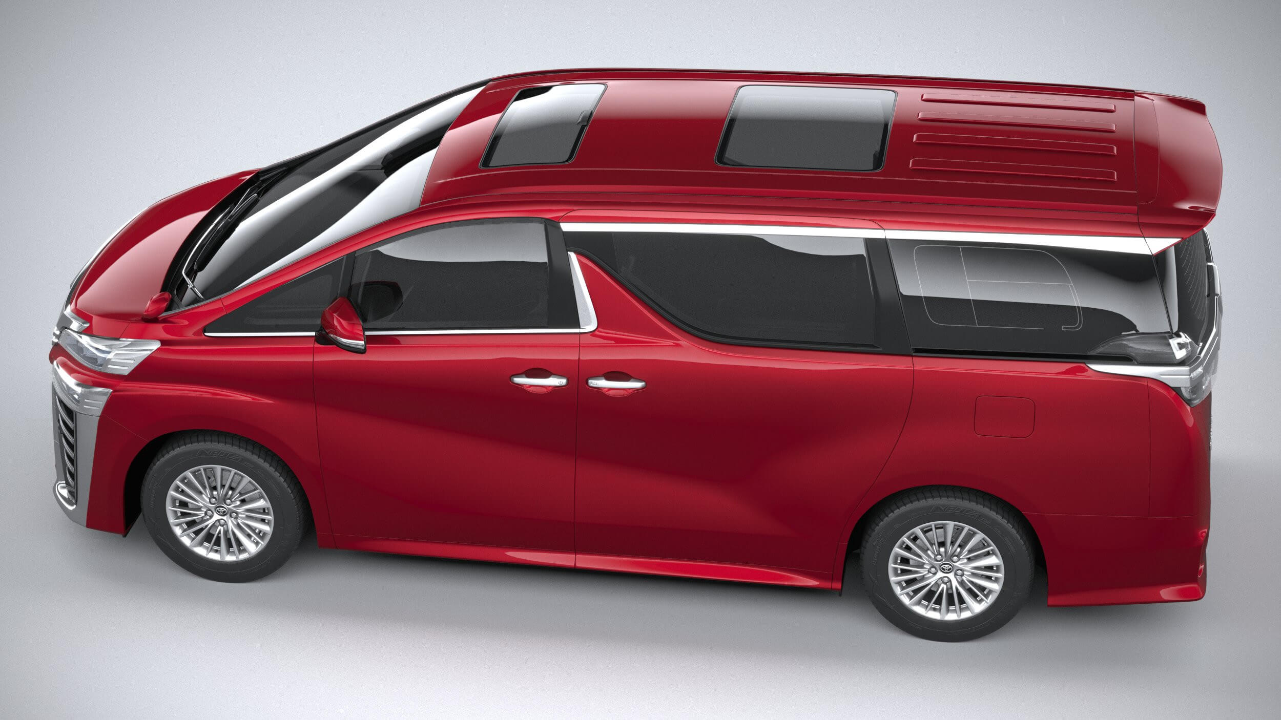 Toyota Vellfire 2023 - 3D Model by SQUIR