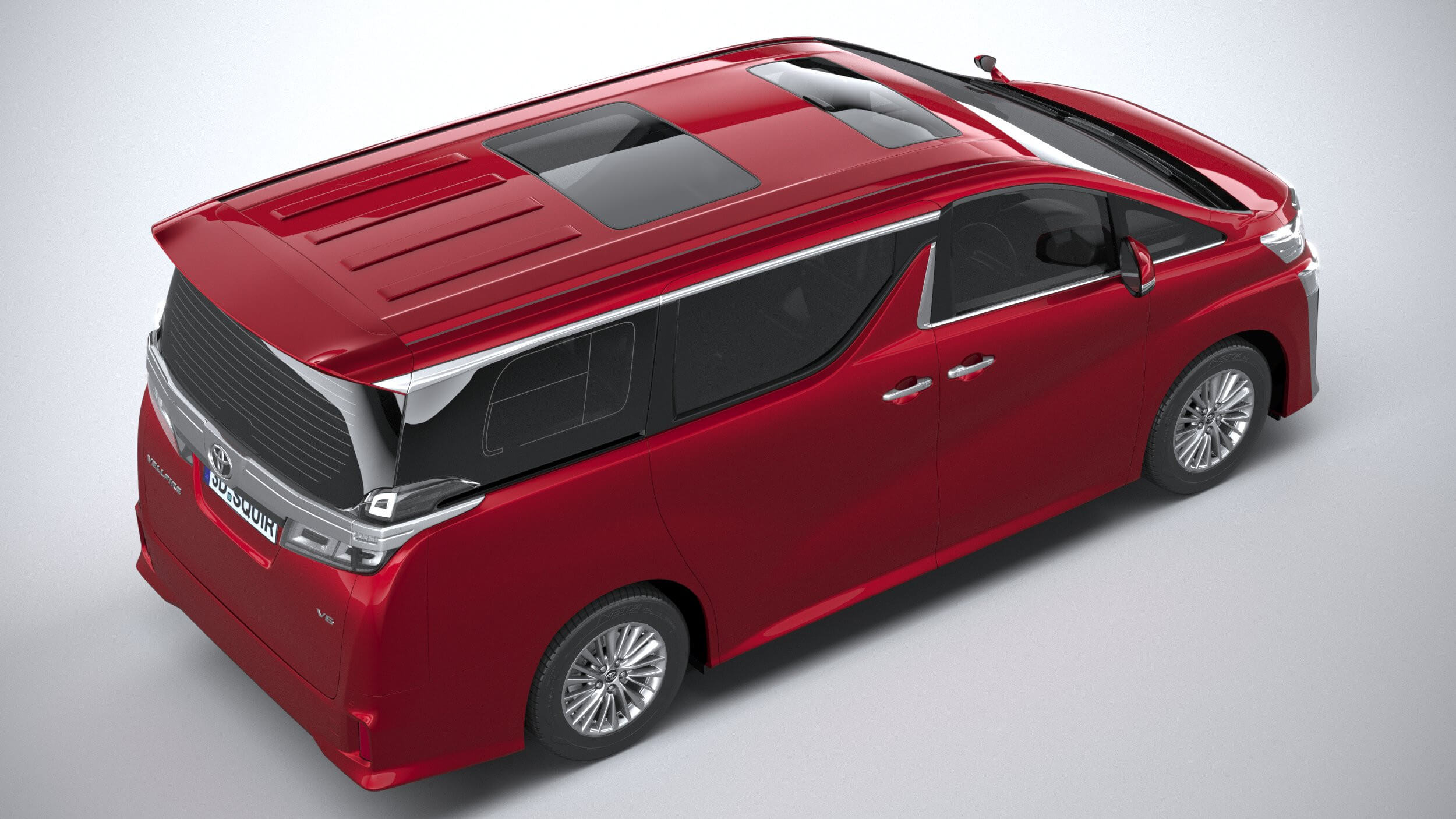 Toyota Vellfire 2023 - 3D Model by SQUIR