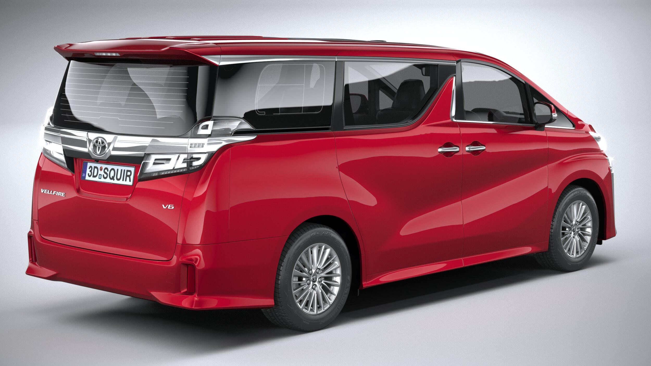 Toyota Vellfire 2023 - 3D Model by SQUIR