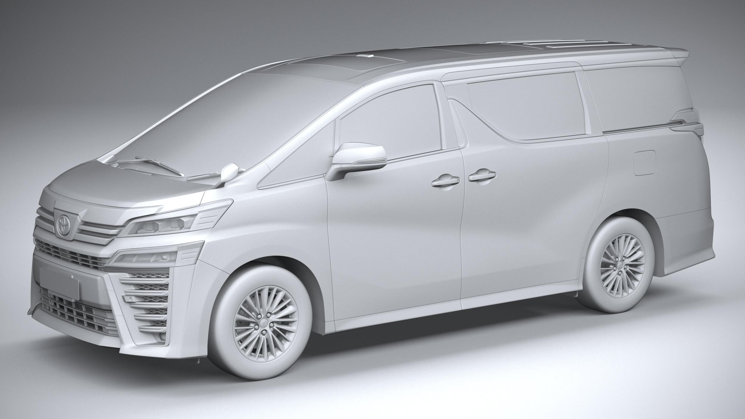 Toyota Vellfire 2023 - 3D Model by SQUIR