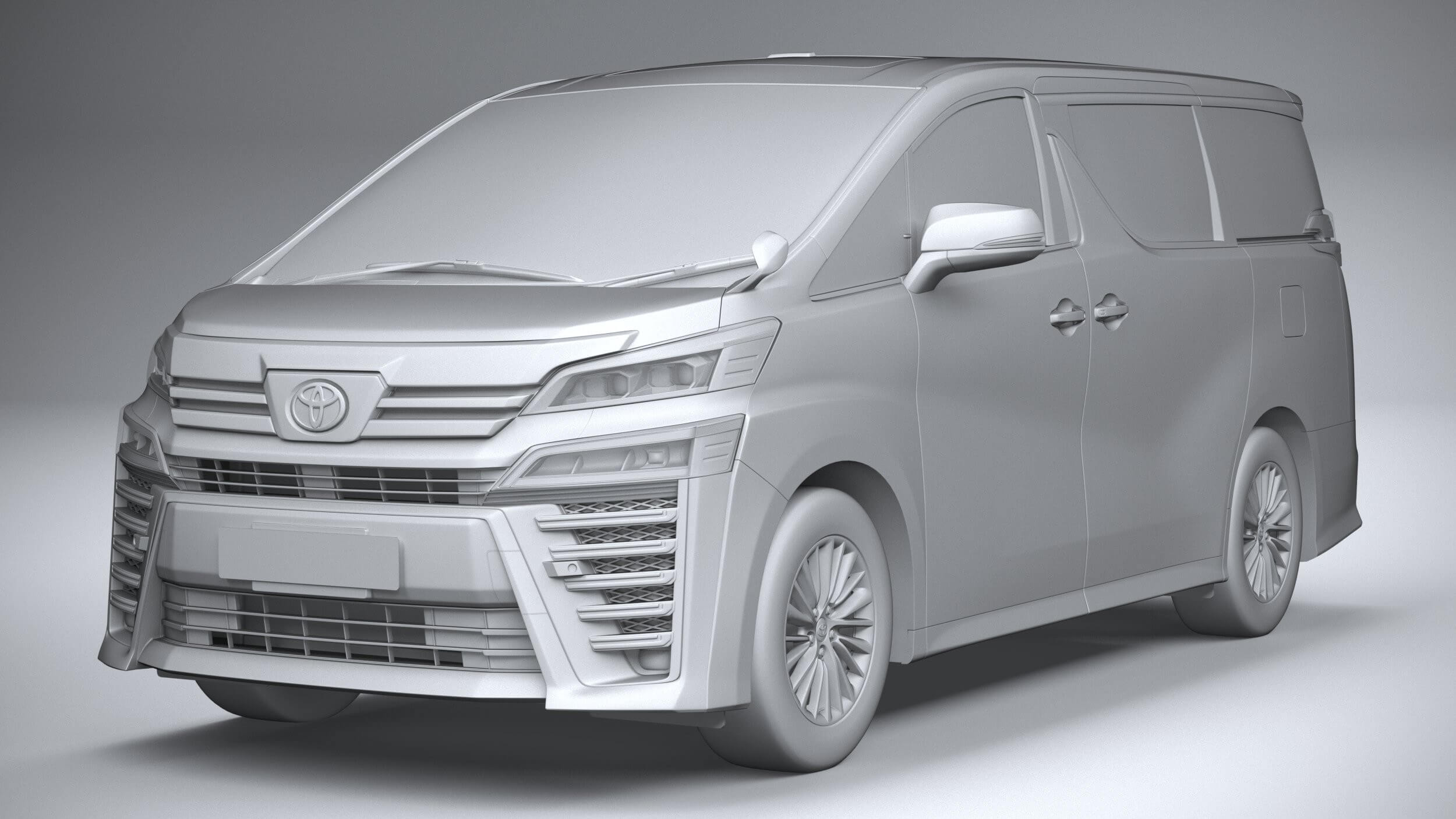 Toyota Vellfire 2023 - 3D Model by SQUIR