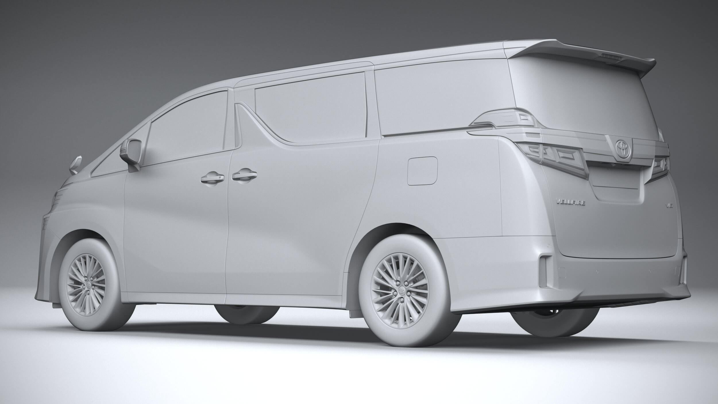 Toyota Vellfire 2023 - 3D Model by SQUIR