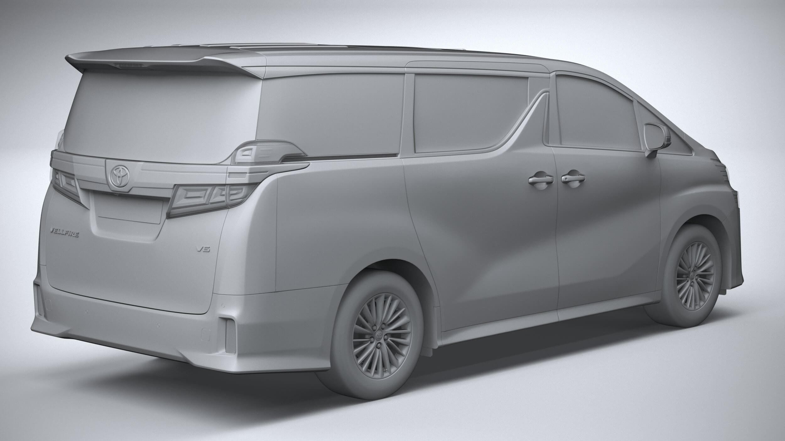 Toyota Vellfire 2023 - 3D Model by SQUIR