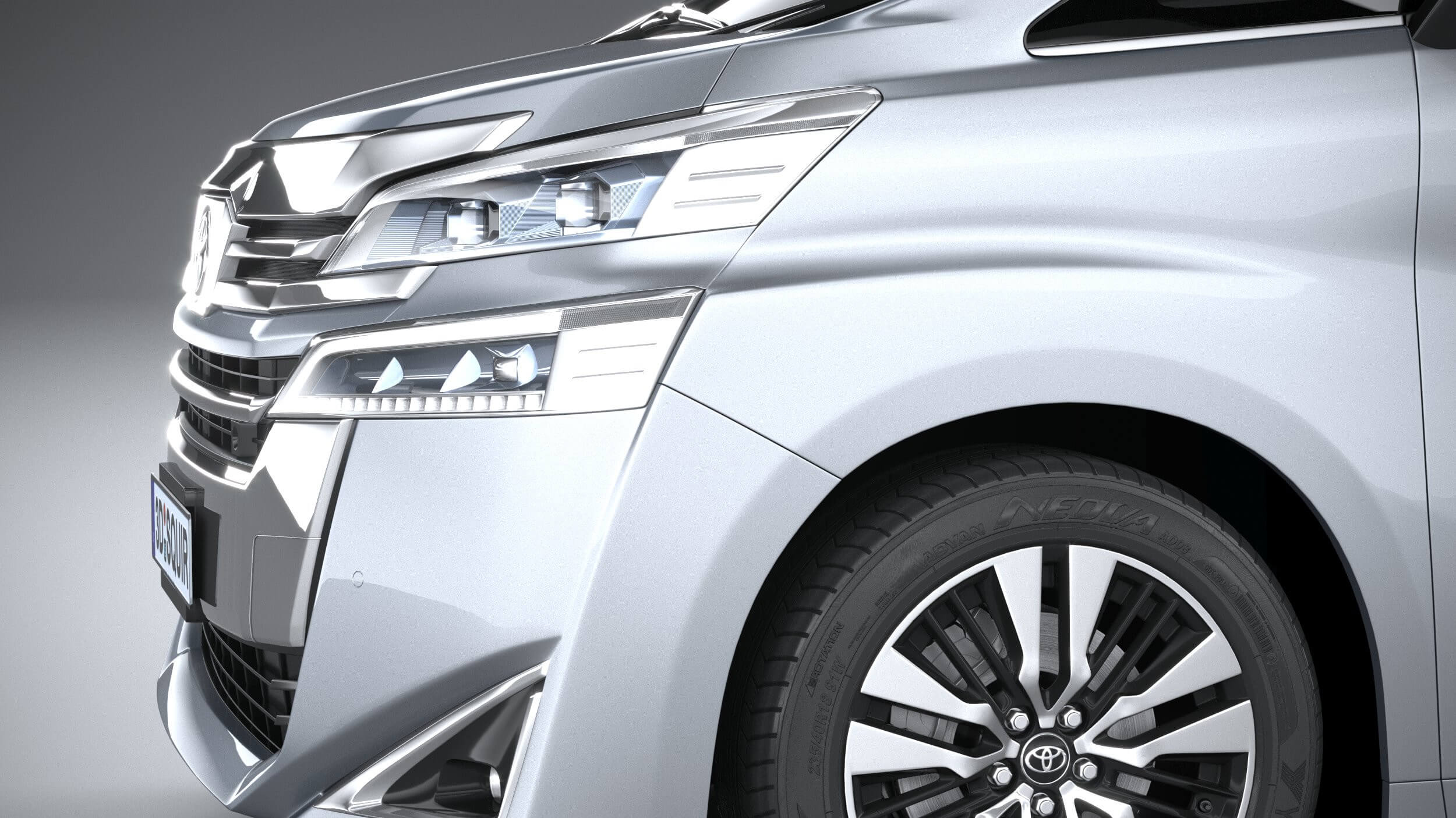 Toyota Vellfire Base 2023 - 3D Model by SQUIR