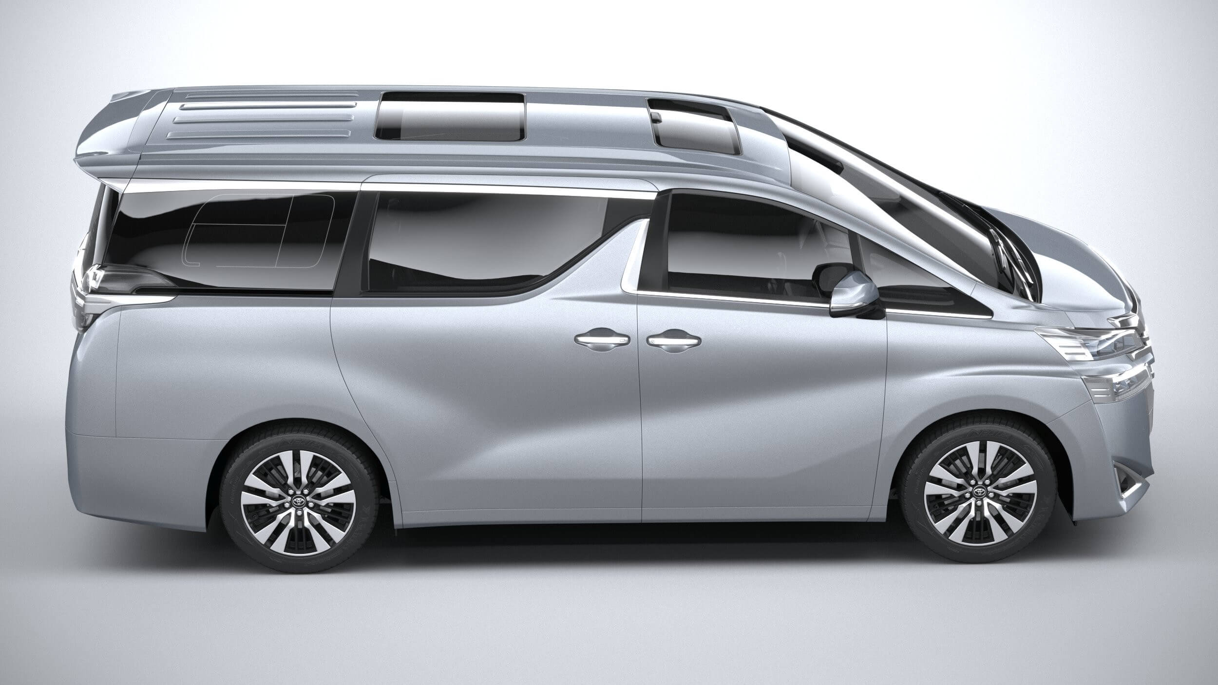 Toyota Vellfire Base 2023 - 3D Model by SQUIR