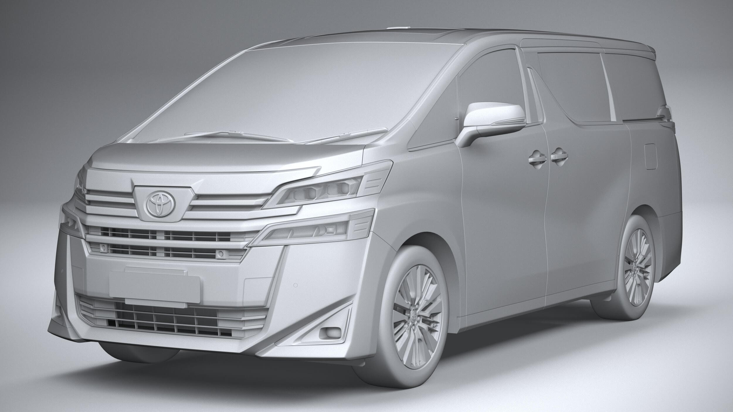 Toyota Vellfire Base 2023 - 3D Model by SQUIR
