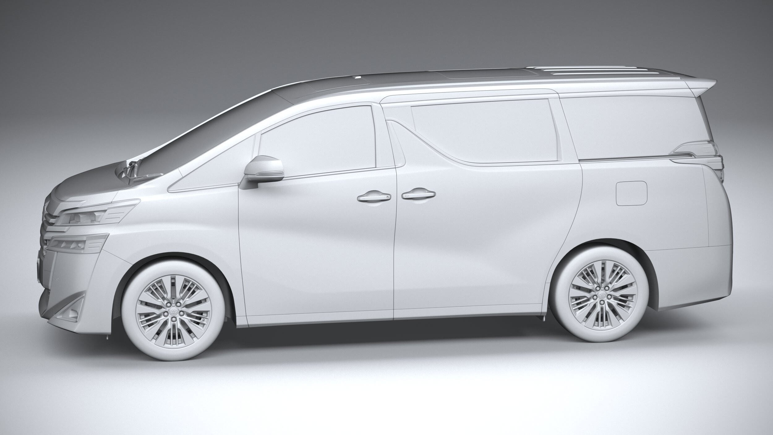 Toyota Vellfire Base 2023 - 3D Model by SQUIR
