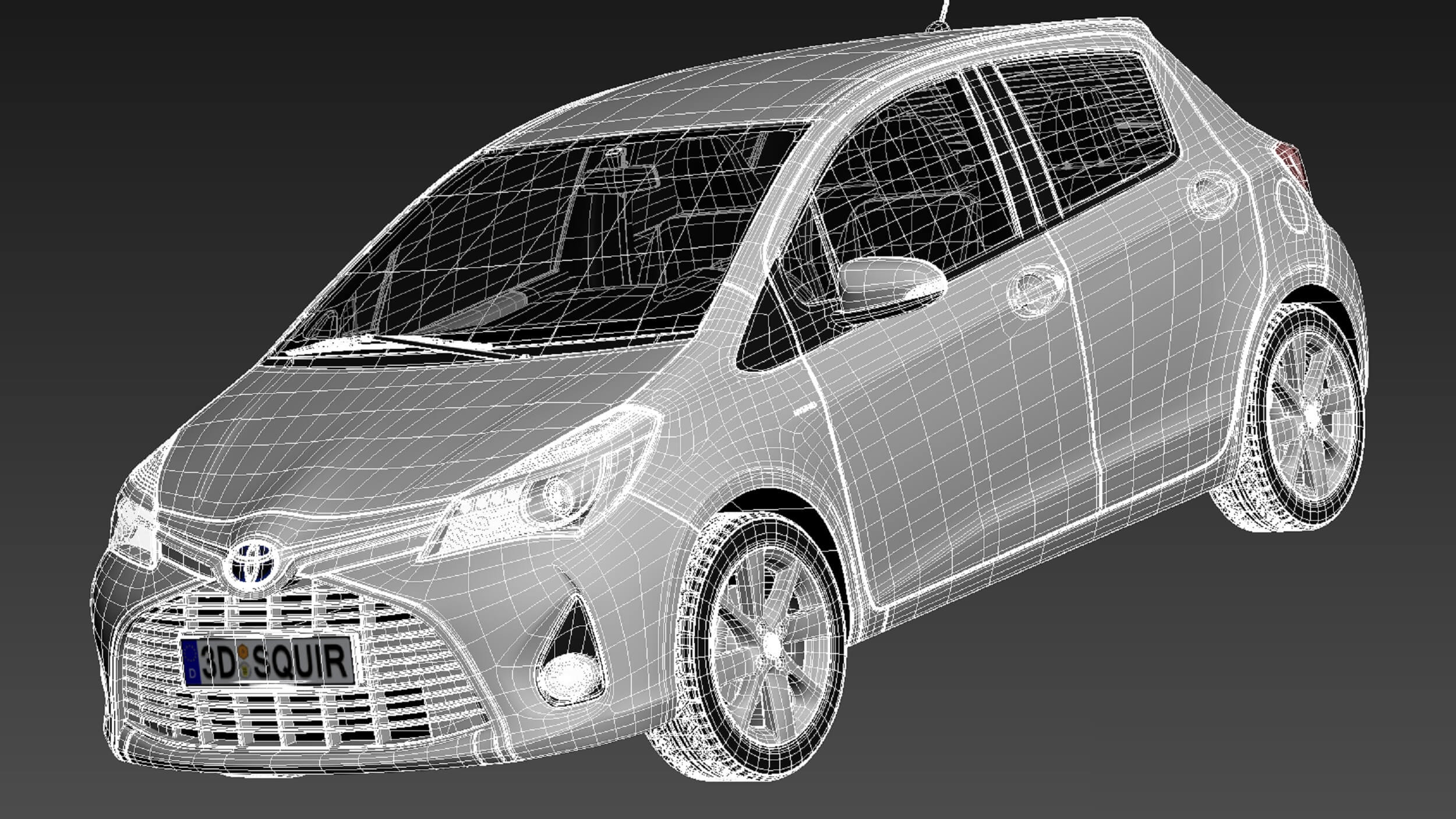 Toyota Yaris 2015 - 3D Model by SQUIR