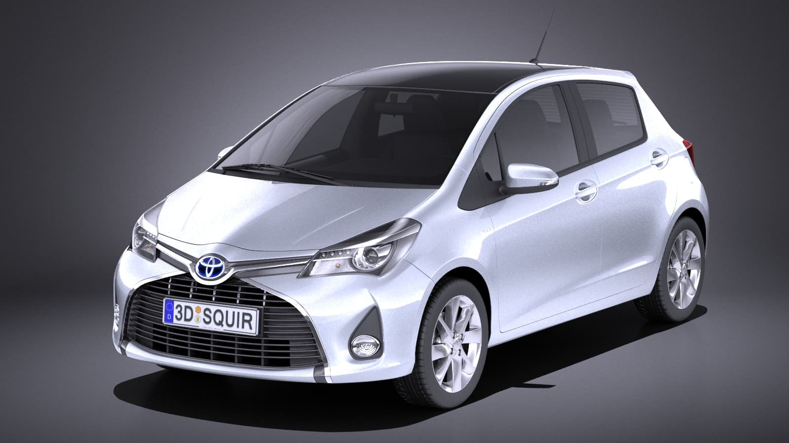 Toyota Yaris 2016 (V-Ray) 3D Model by SQUIR