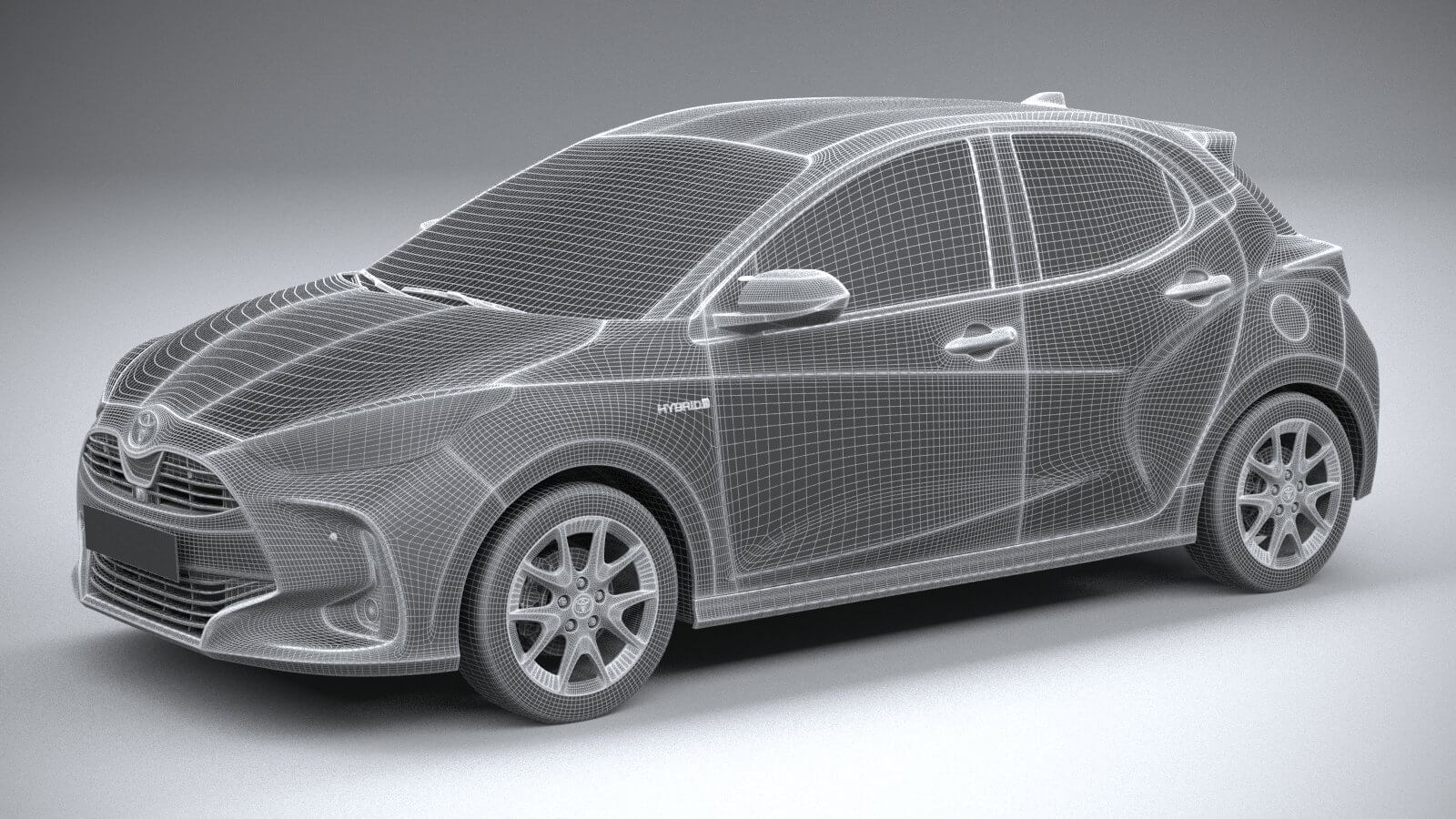 Toyota Yaris 2020 - 3D Model by SQUIR