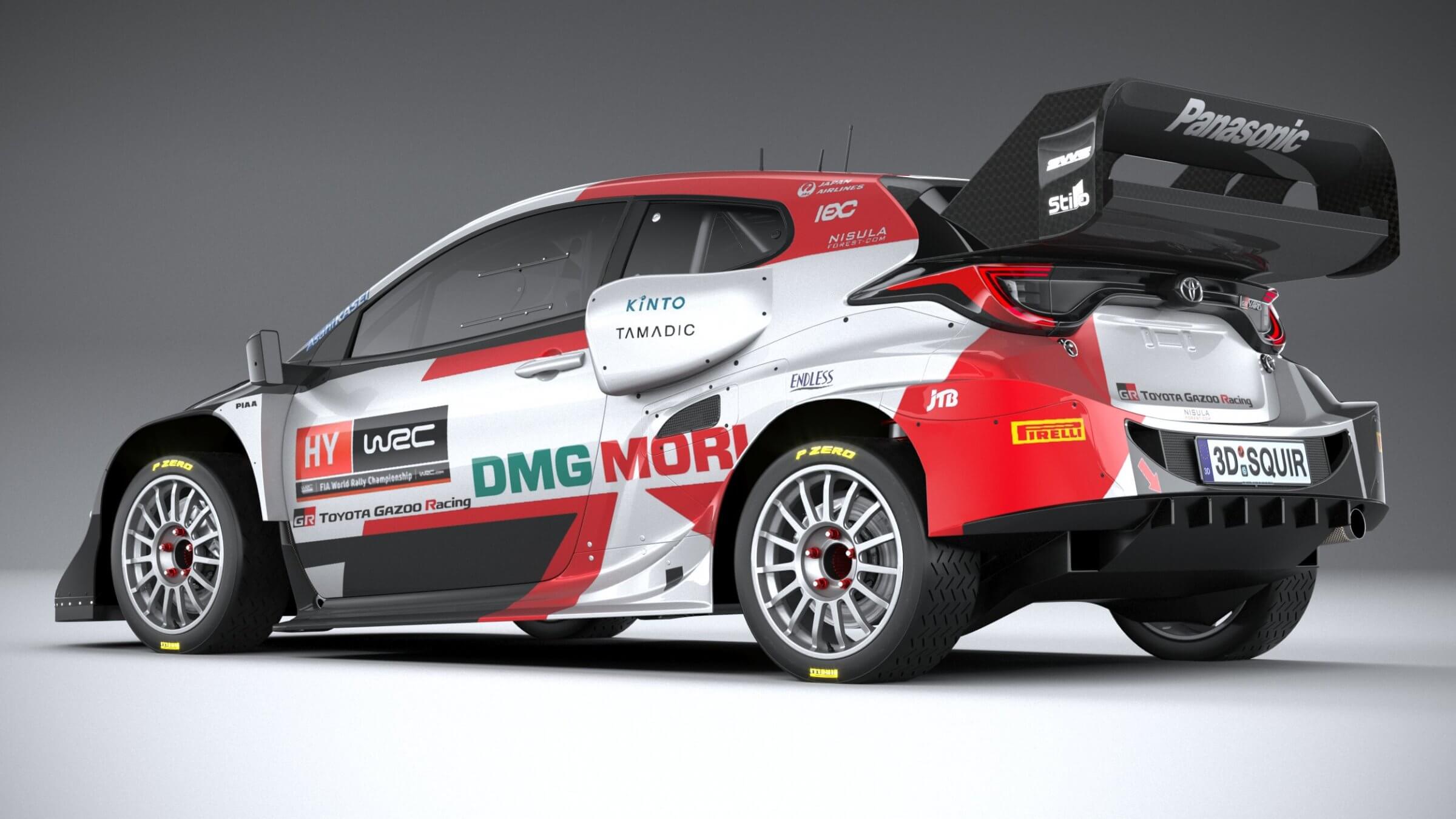 Toyota Yaris GR WRC 2022 - 3D Model by SQUIR
