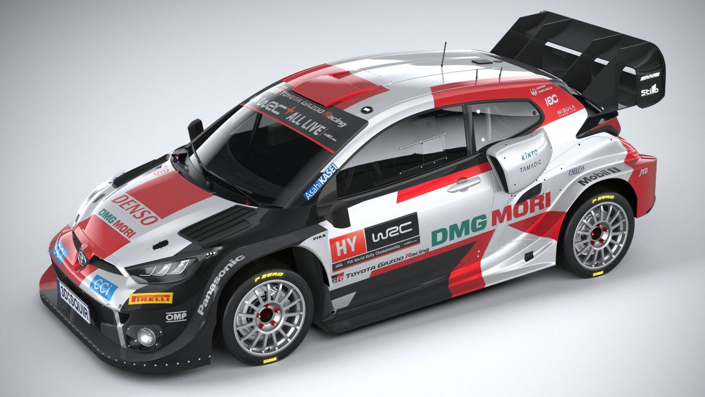 Toyota Yaris GR WRC 2022 - 3D Model by SQUIR