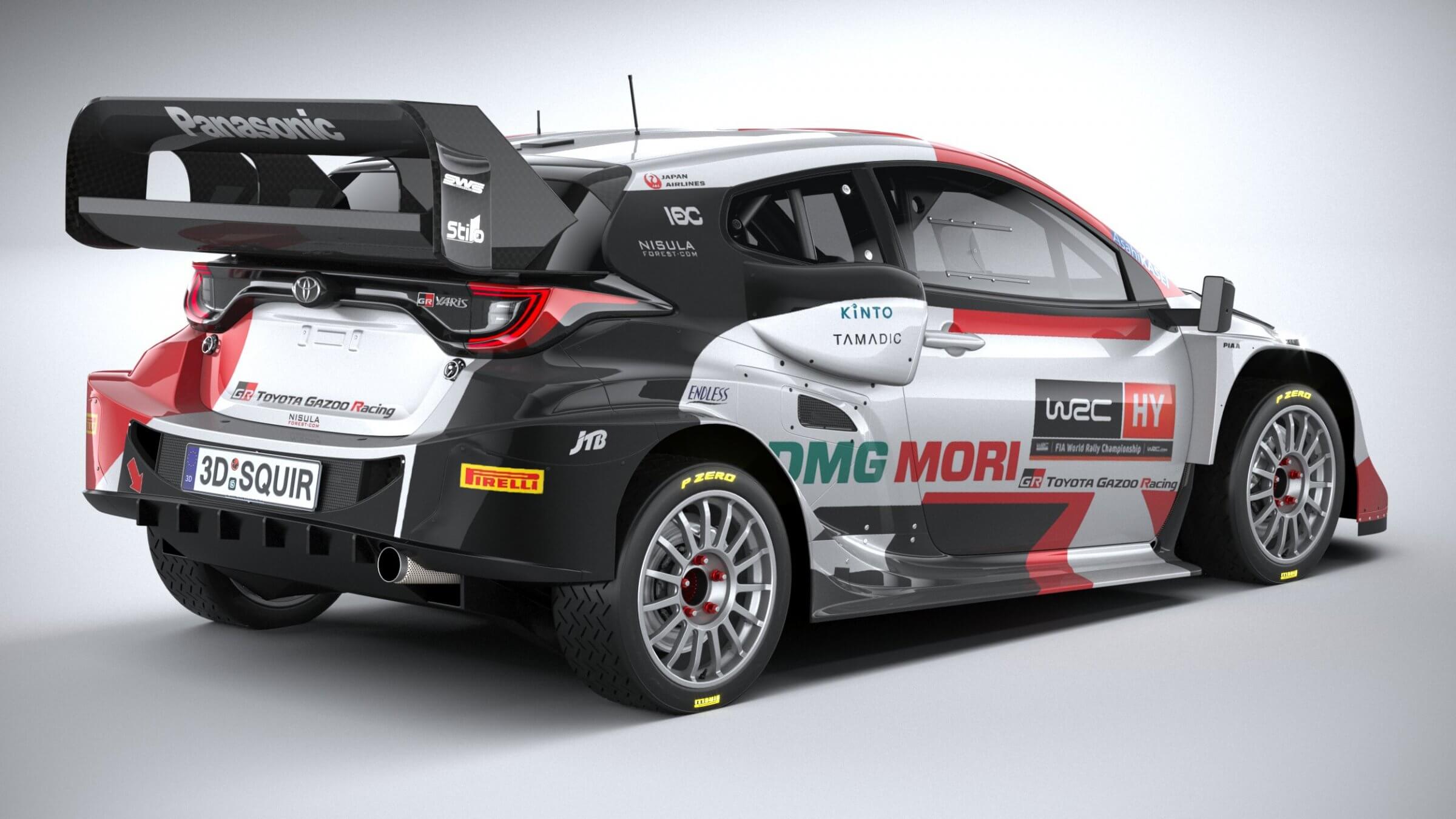 Toyota Yaris GR WRC 2022 - 3D Model by SQUIR