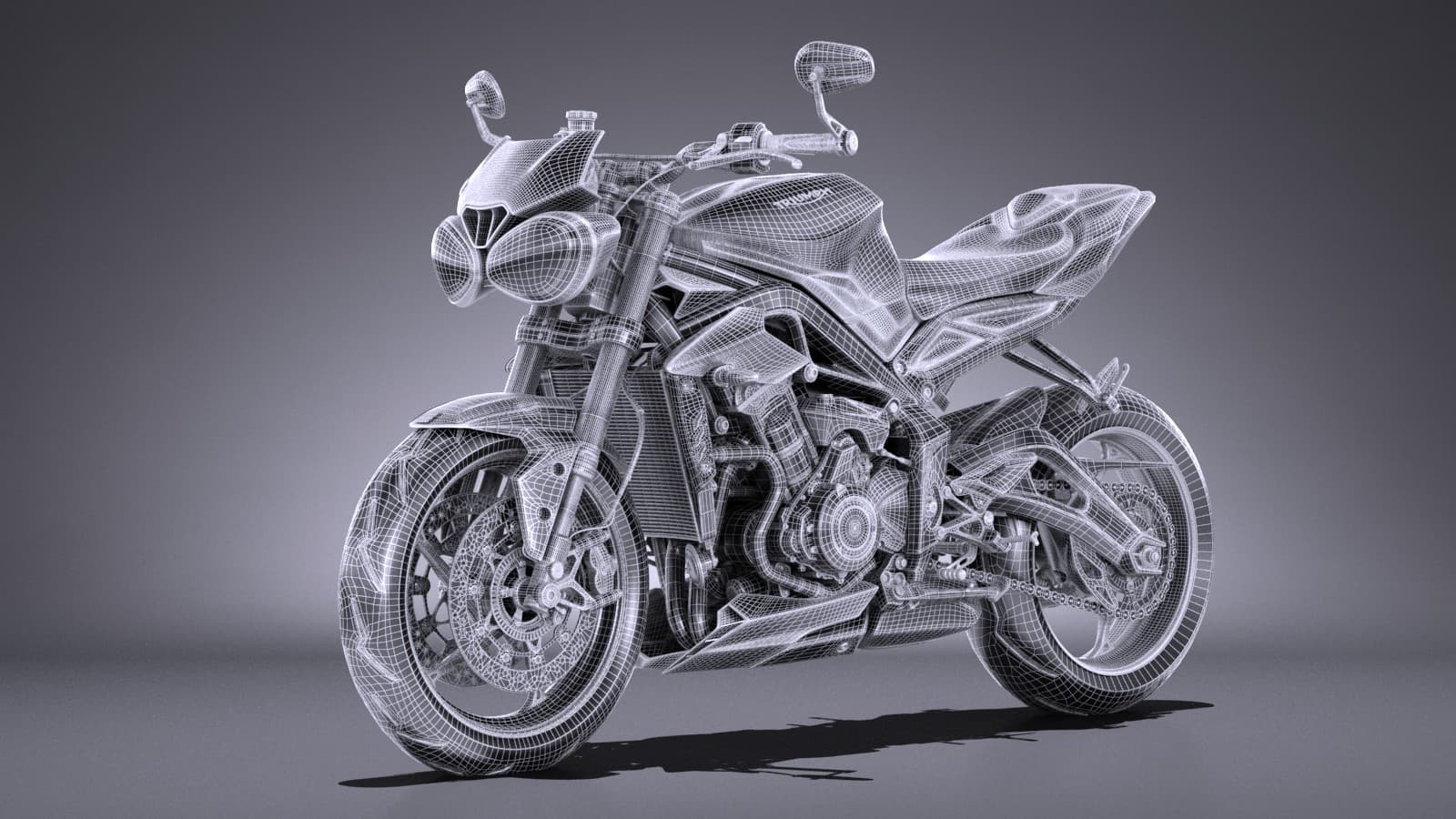 Triumph Street Triple 765 RS 2017 - 3D Model by SQUIR