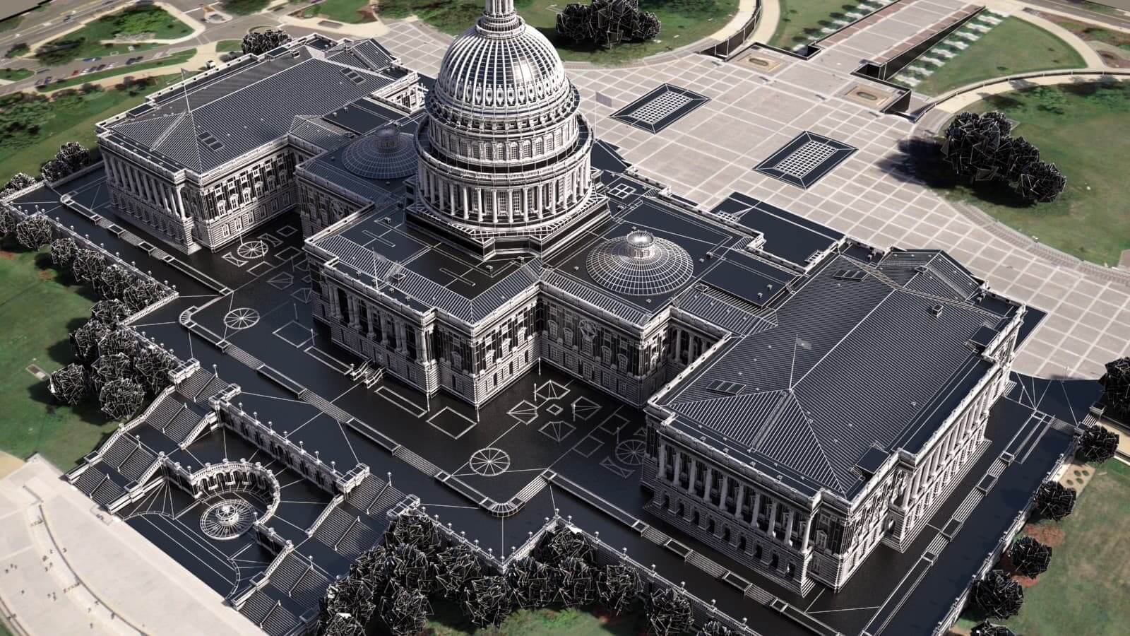 United States Capitol - 3D Model by SQUIR