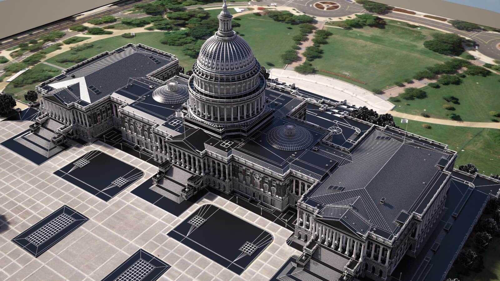 United States Capitol - 3D Model by SQUIR