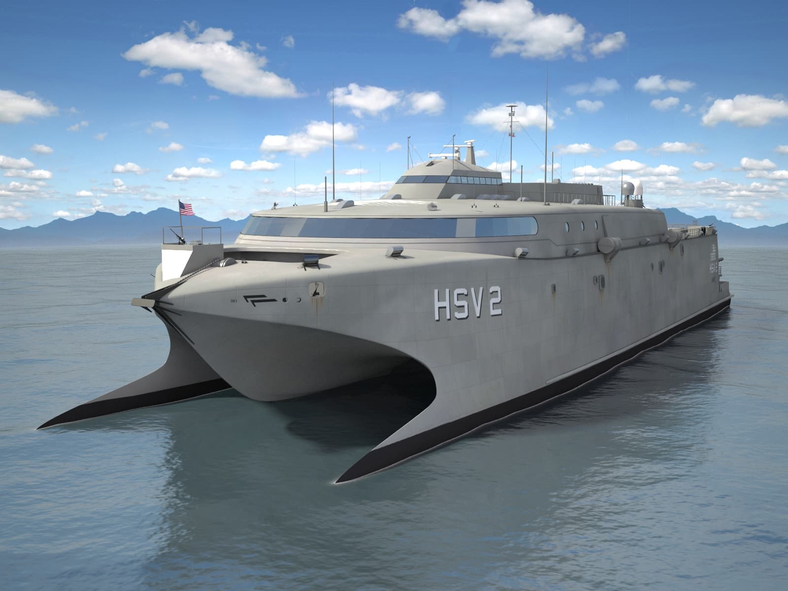 US Navy HSV-2 Swift 3D Model by SQUIR
