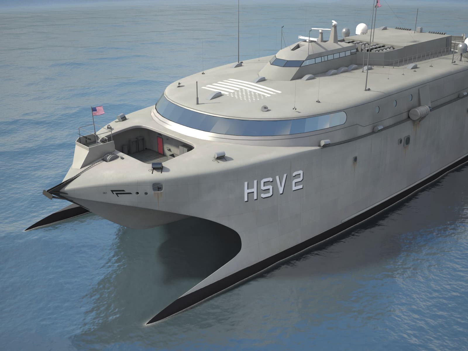 US Navy HSV-2 Swift 3D Model by SQUIR